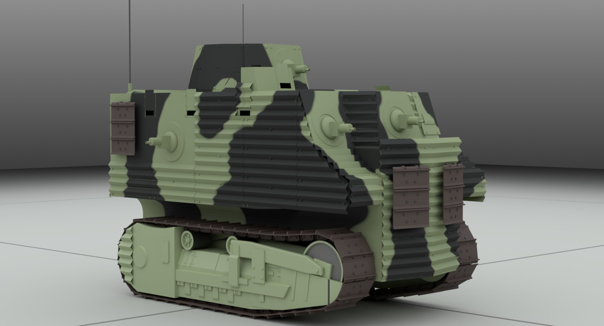 Vehicle Bob Semple Tank 3D - TurboSquid 1375049