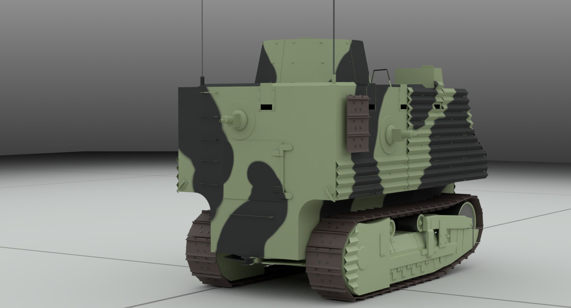 Vehicle Bob Semple Tank 3D - TurboSquid 1375049