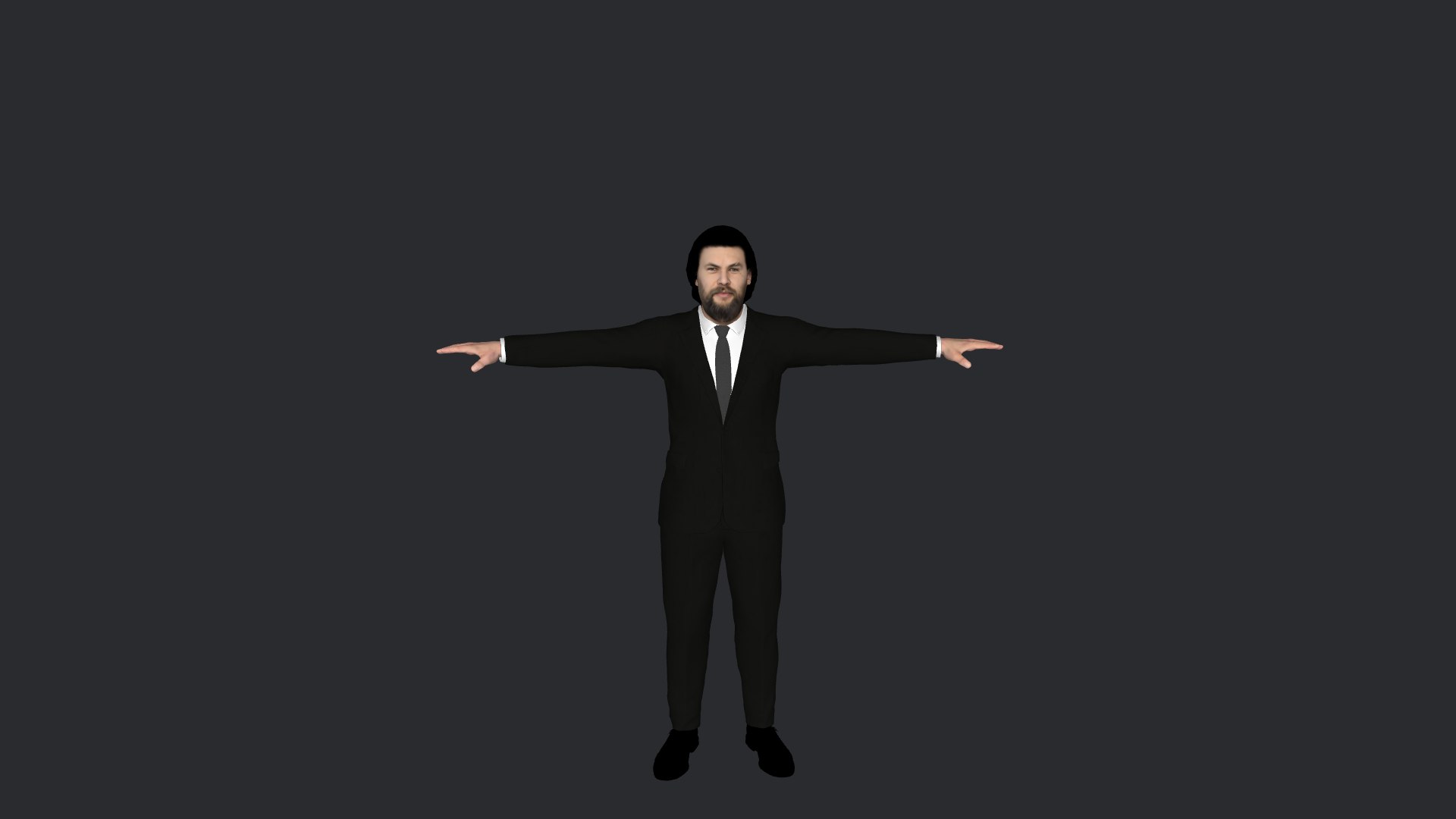 3D Model Jason Momoa Hyper Realistic Full Body Fully Rigged 3D ...