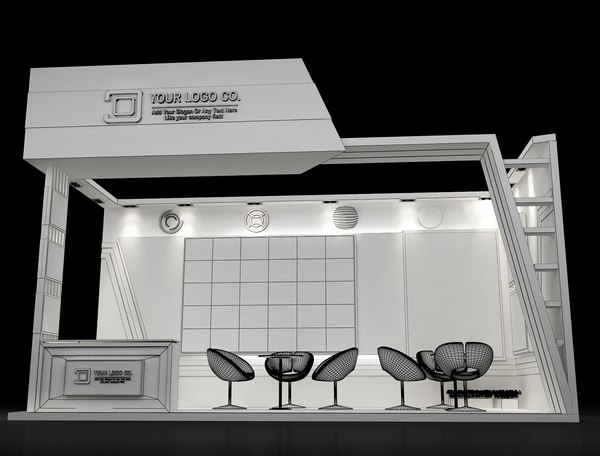 3D Booth Exhibition Stand a620c - TurboSquid 1952126