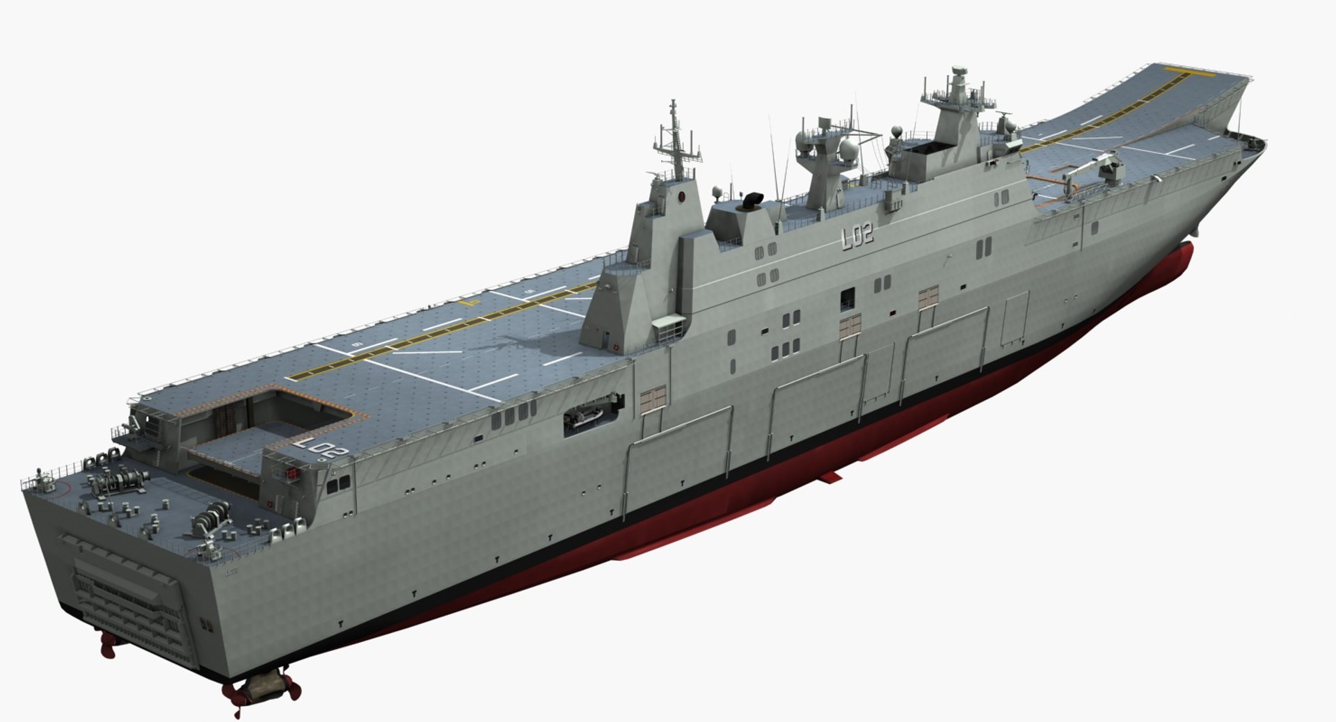 3D model lhd canberra - TurboSquid 1353110