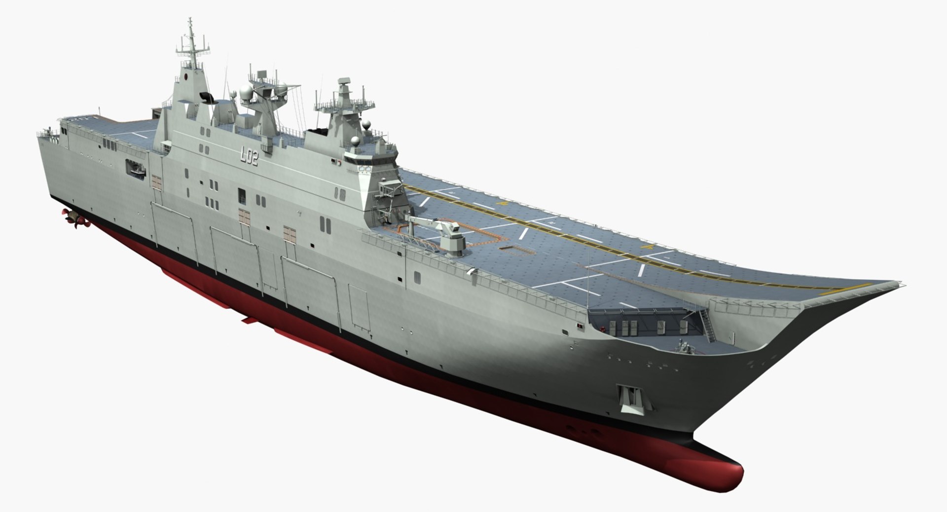 3D model lhd canberra - TurboSquid 1353110