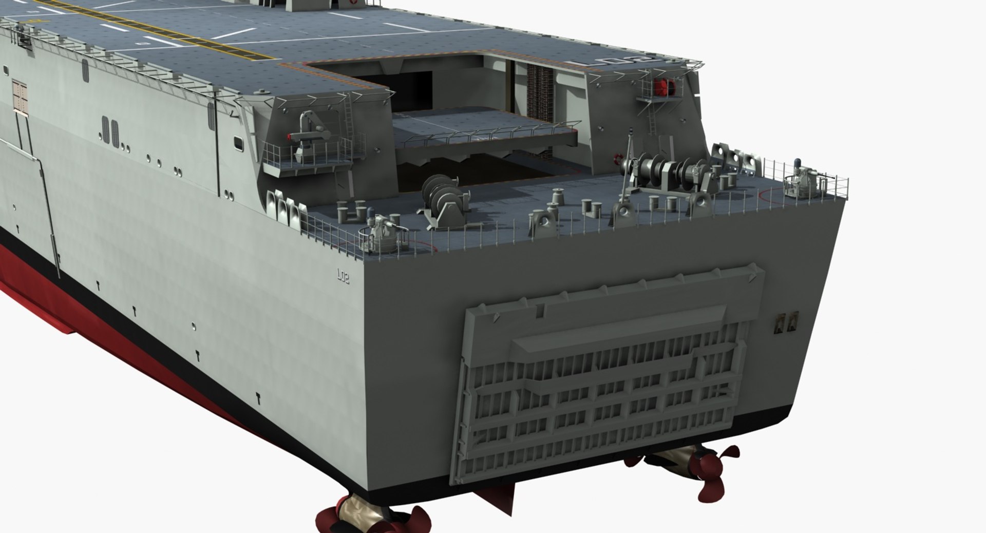 3d Model Lhd Canberra Turbosquid 1353110