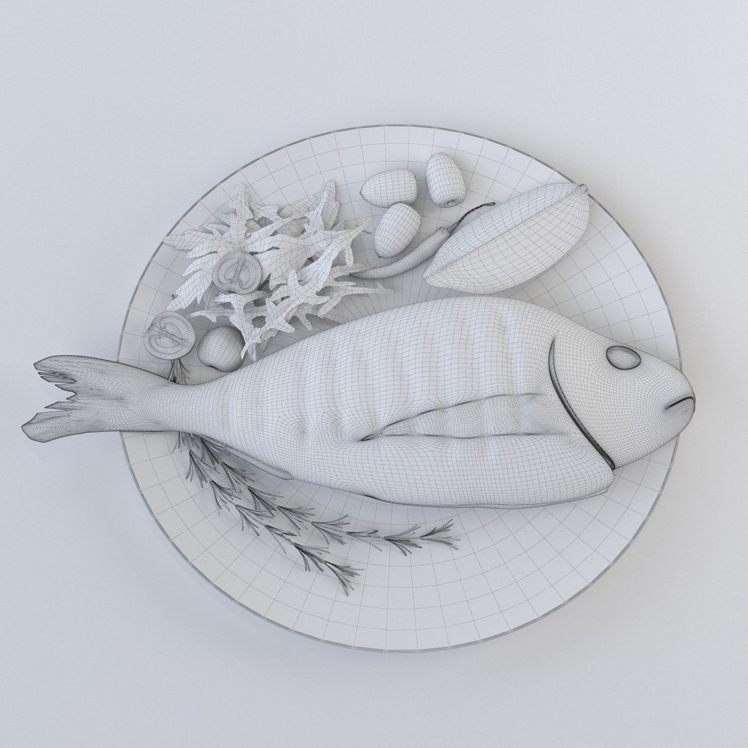Cooked Fish 3D - TurboSquid 1162515