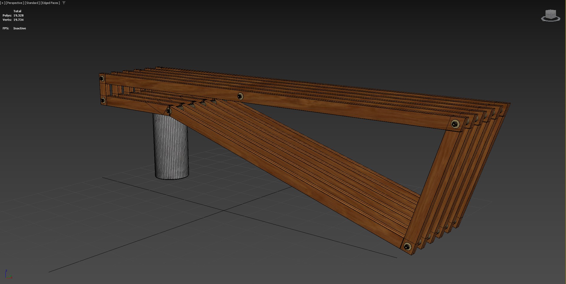 Bench 3D Model - TurboSquid 2182978