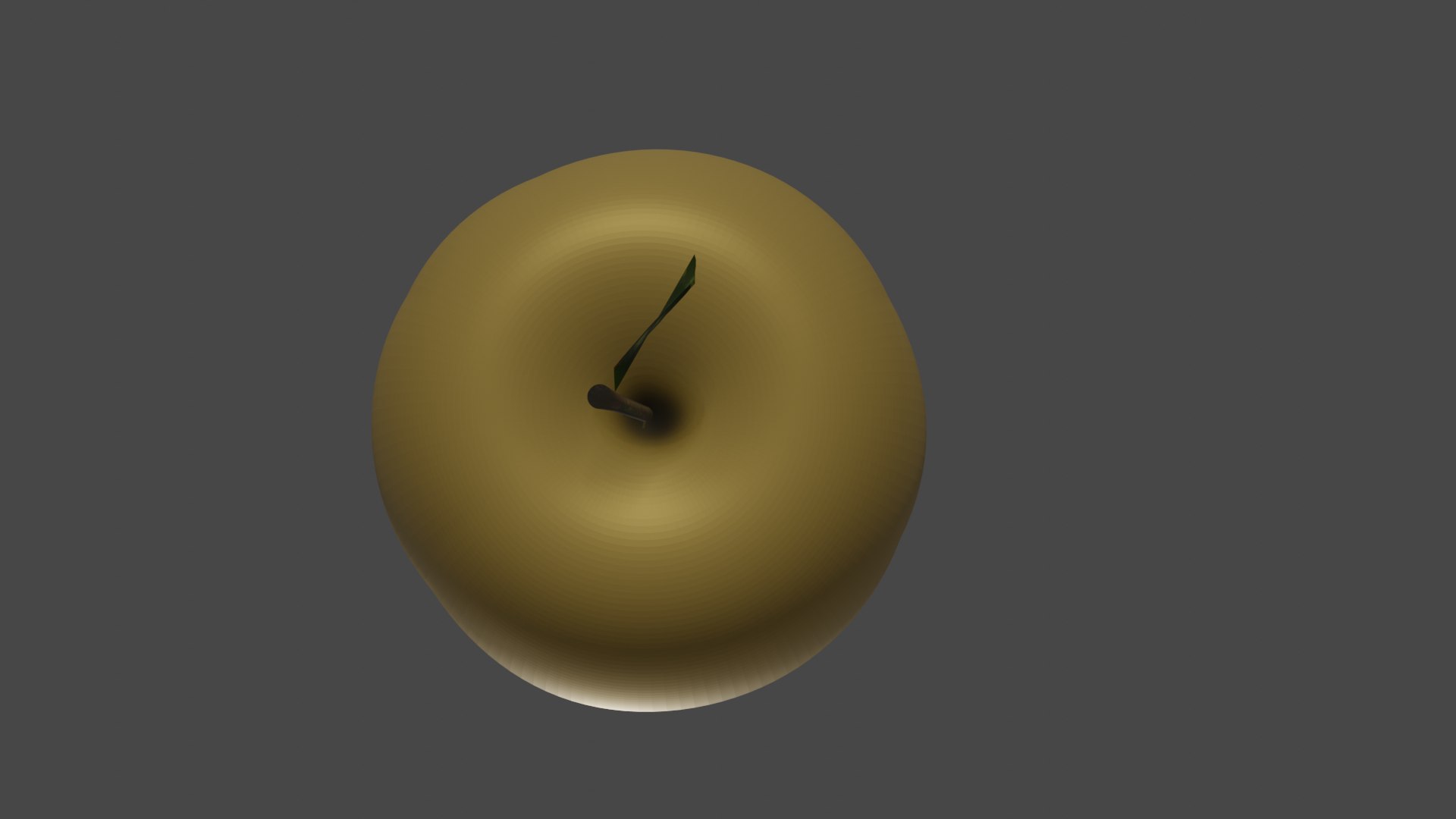 Golden Apple 3D Model - TurboSquid 1464338