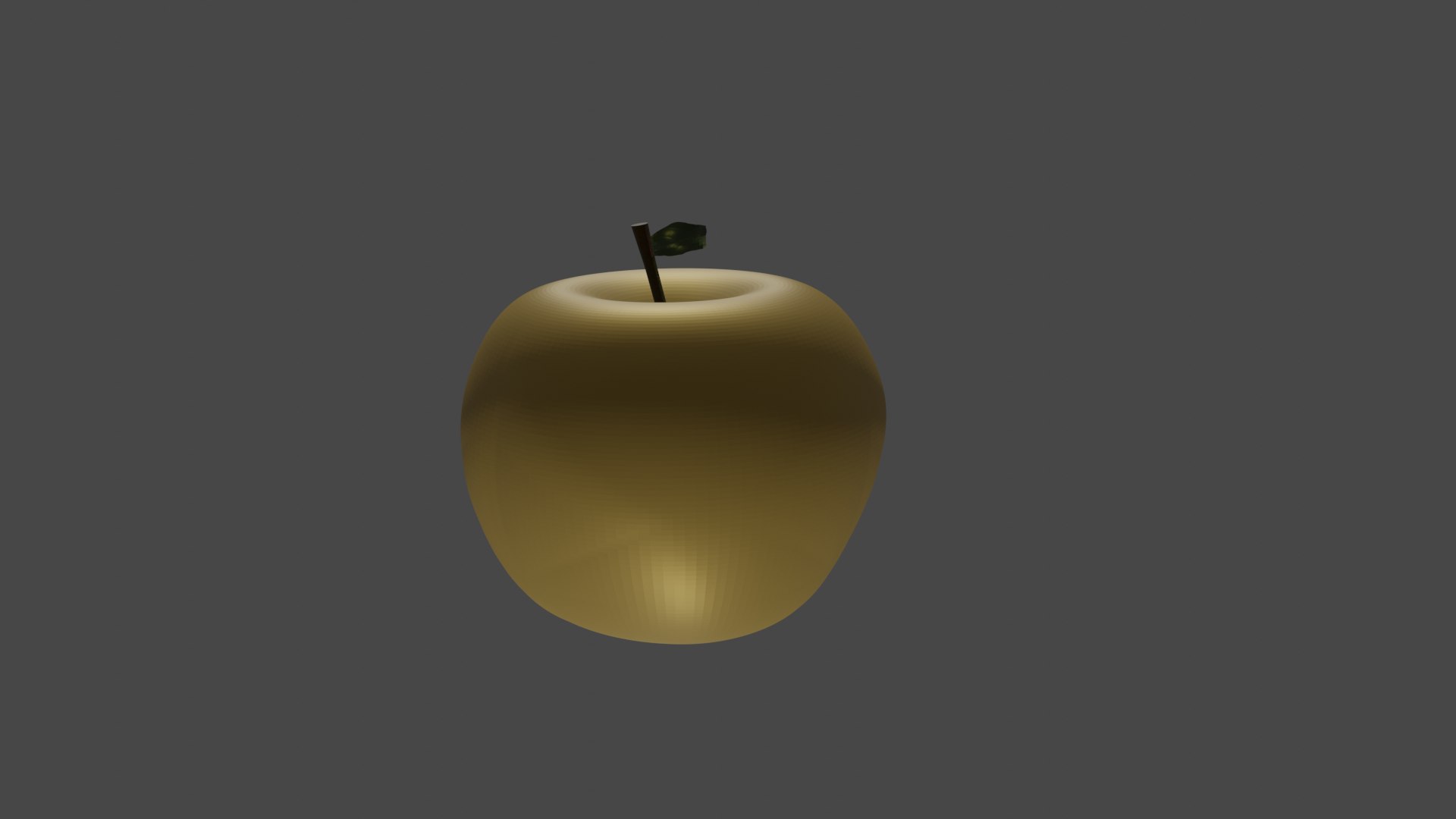 Golden Apple 3D Model - TurboSquid 1464338