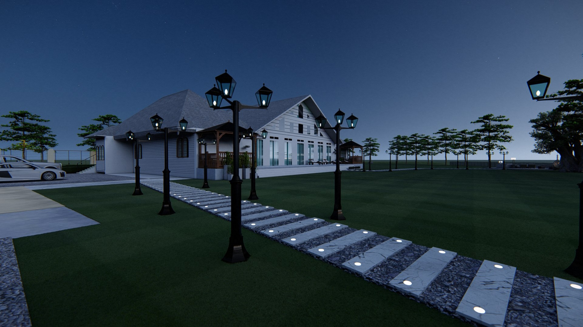 3D Stunning Beachfront Property Perfect For Resorts And Luxury ...