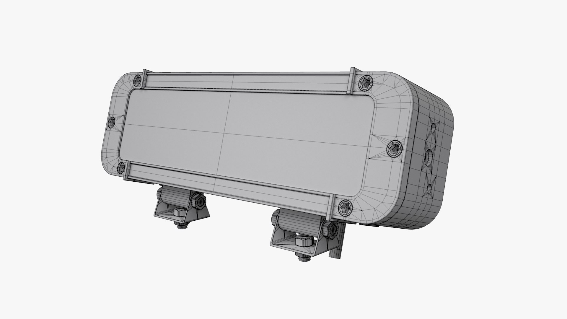 3D Medium LED Light Bar Model - TurboSquid 1802056