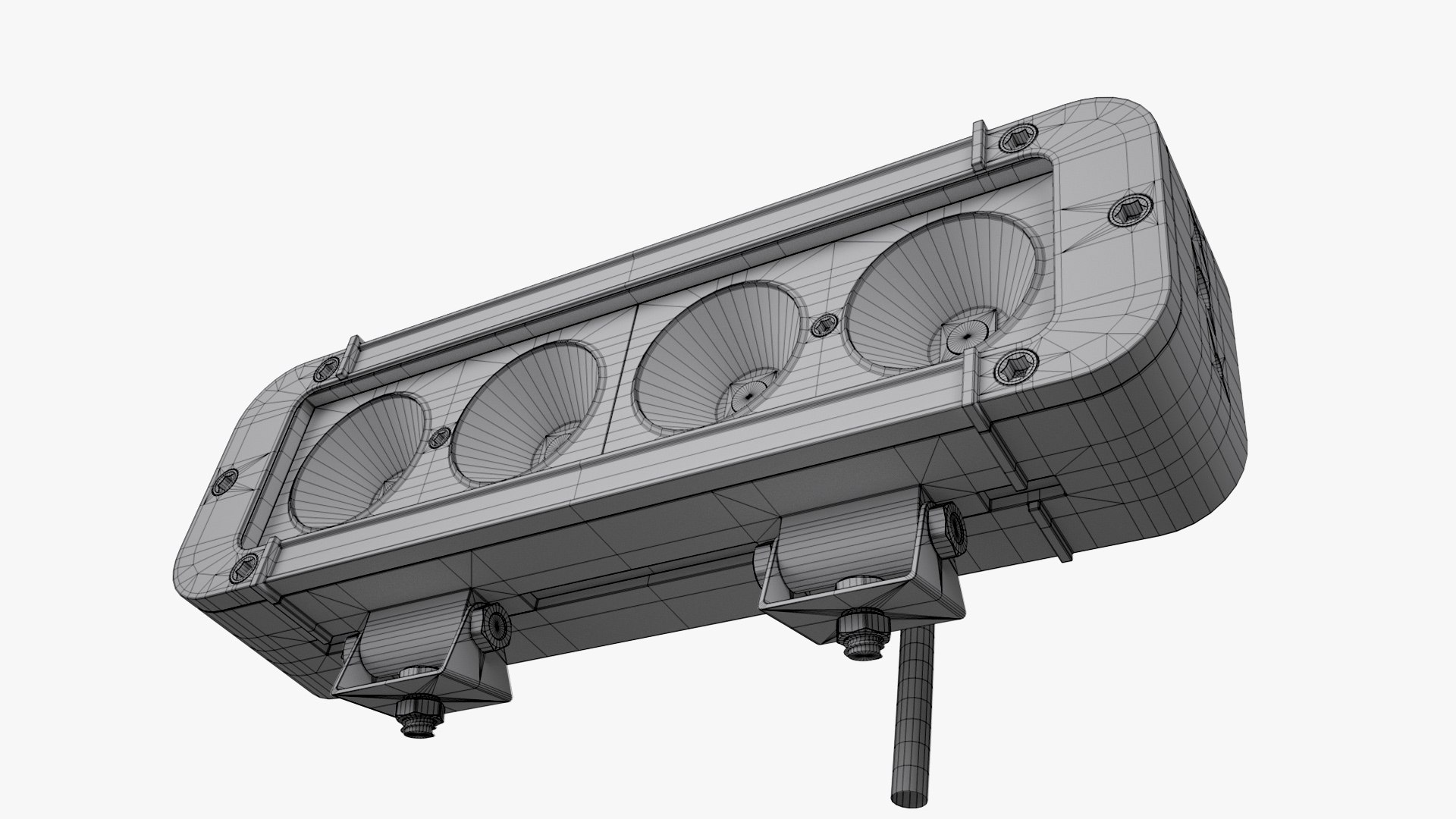 3D Medium LED Light Bar Model - TurboSquid 1802056