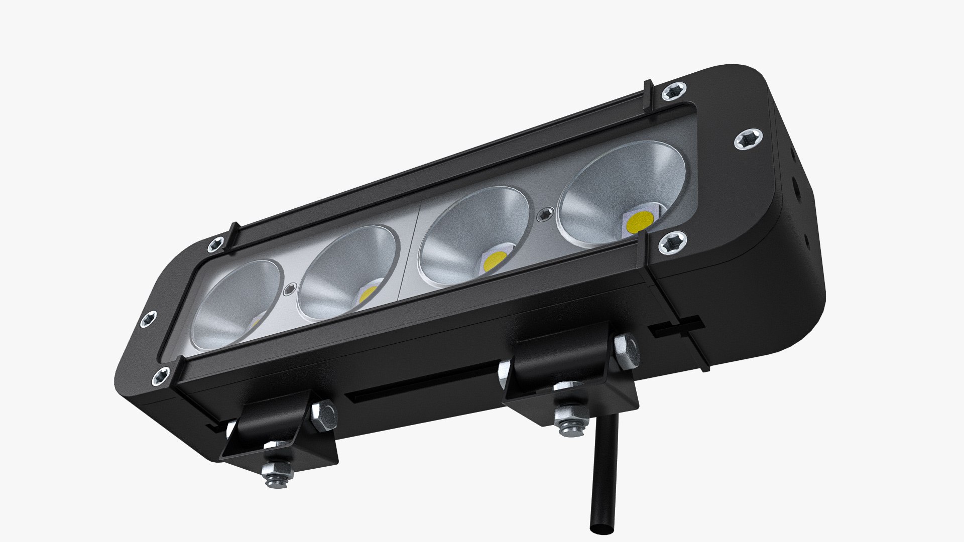 3D Medium LED Light Bar Model - TurboSquid 1802056