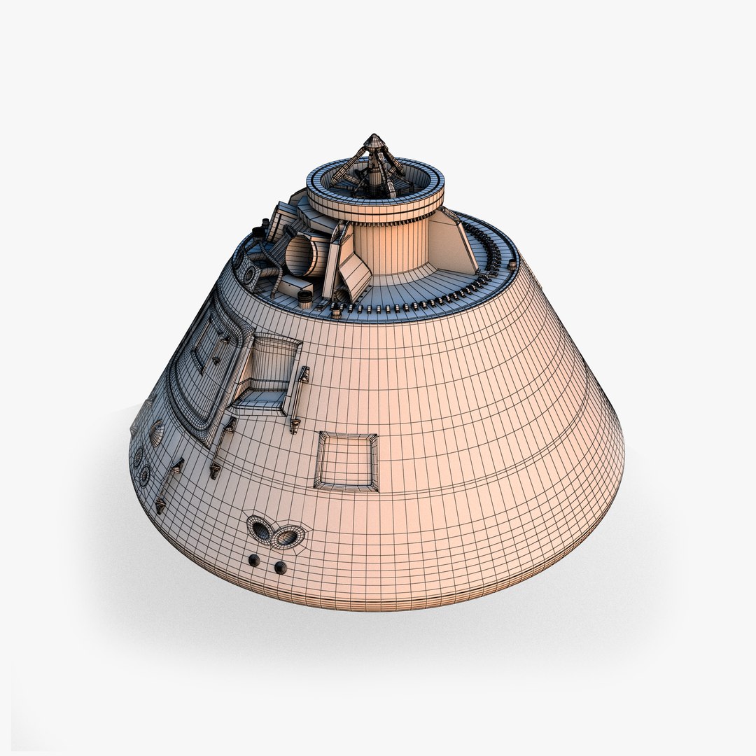 3D Model Apollo Space Capsule - TurboSquid 1521808