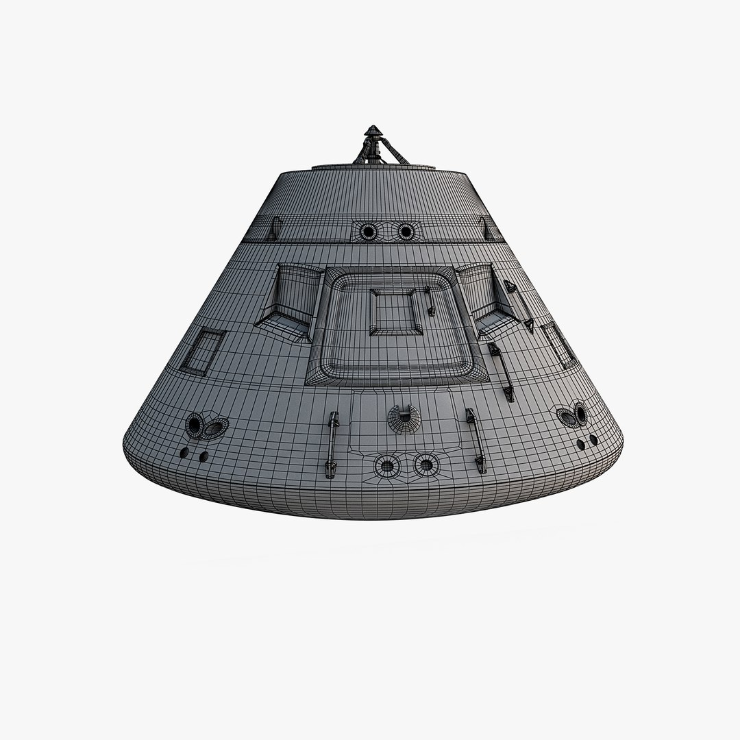 3D Model Apollo Space Capsule - TurboSquid 1521808