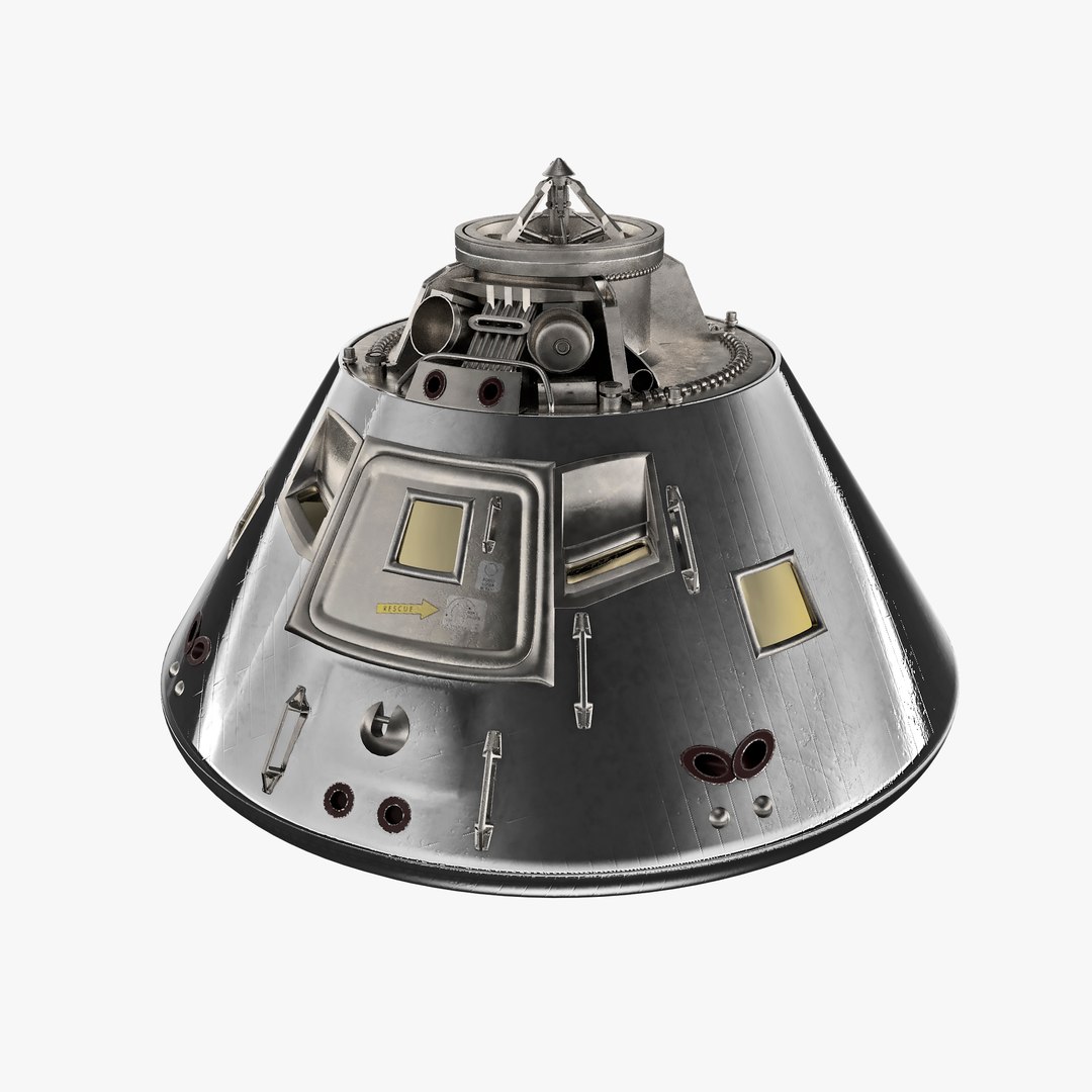 3D Model Apollo Space Capsule - TurboSquid 1521808