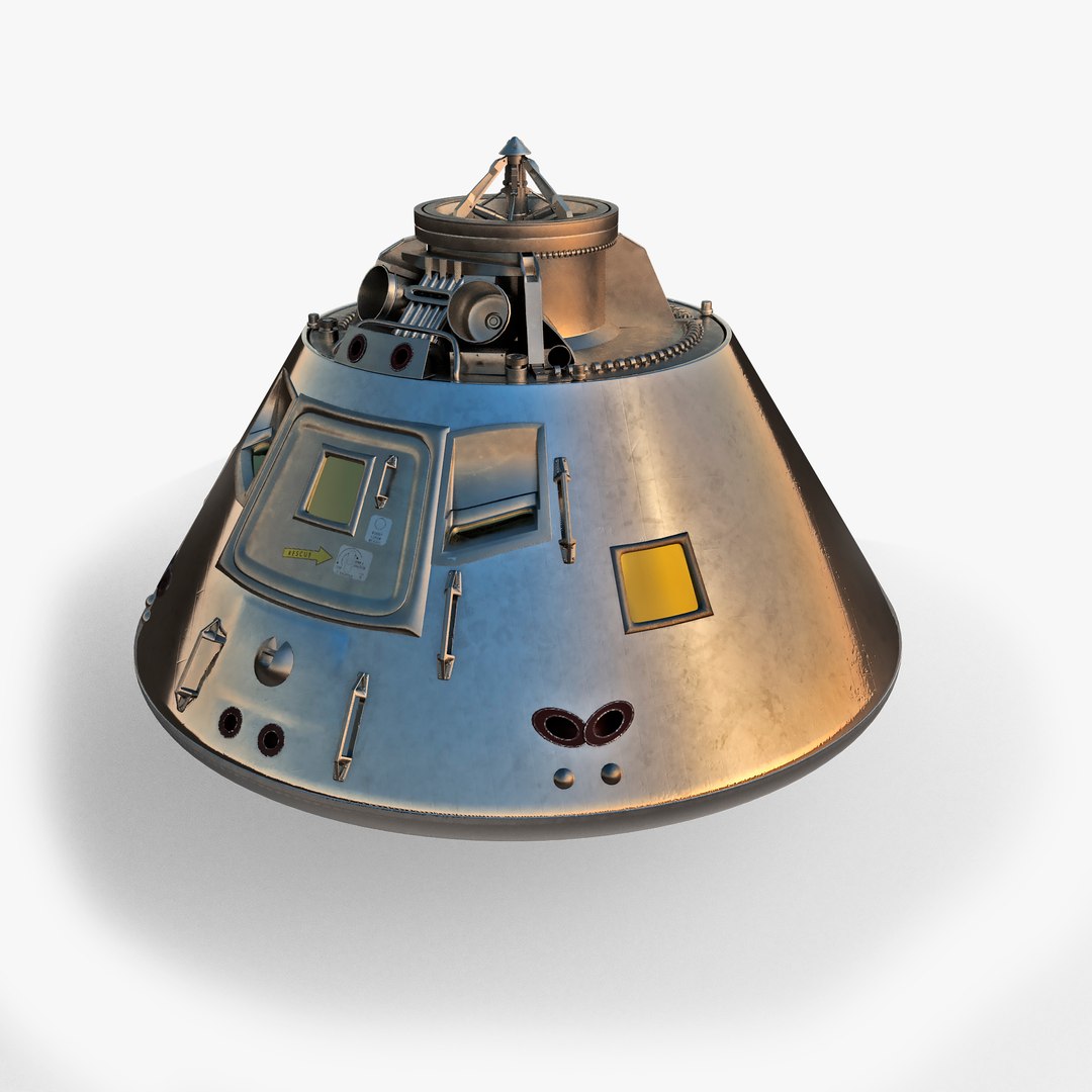 3D Model Apollo Space Capsule - TurboSquid 1521808
