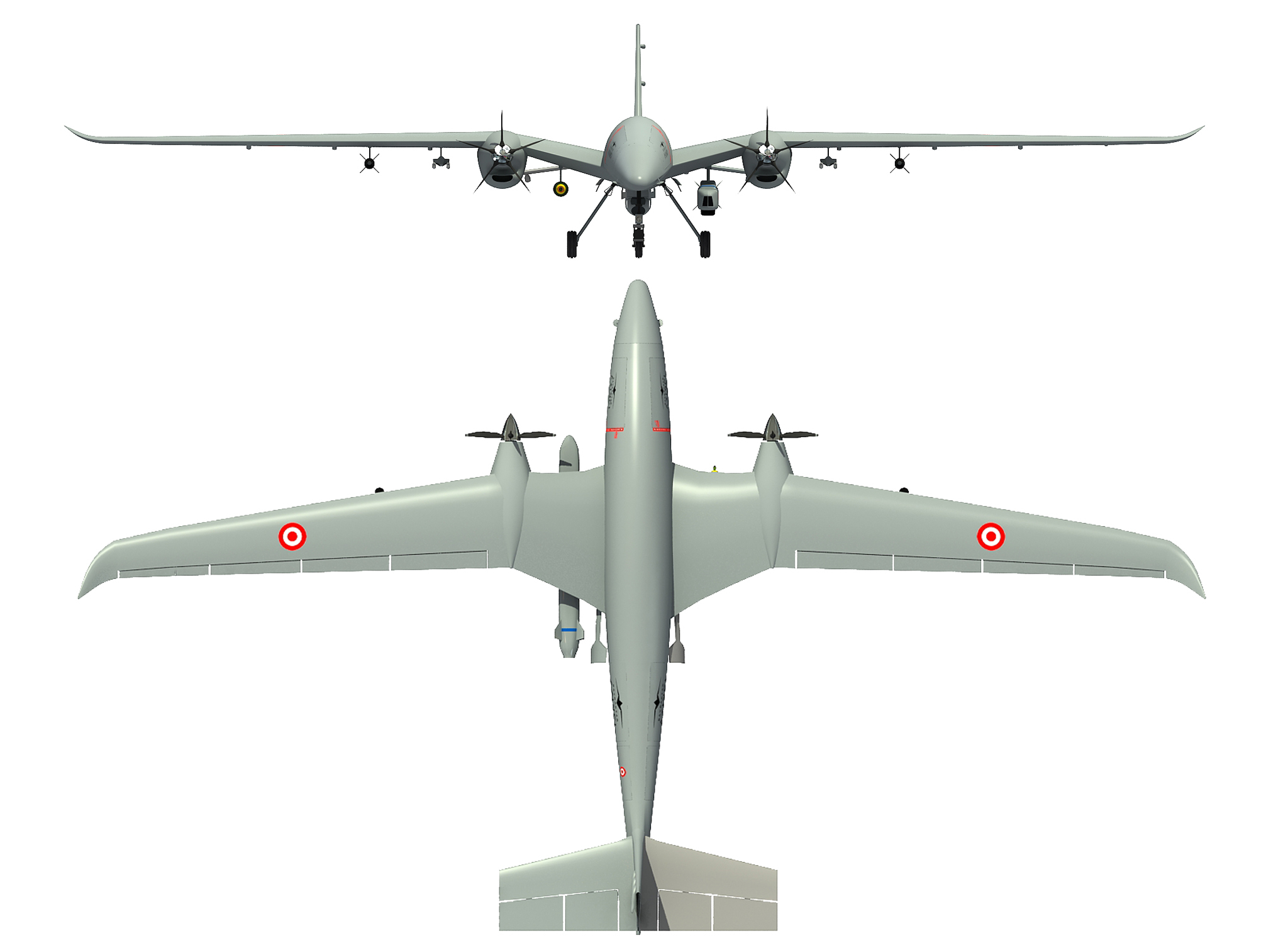 3D akinci uav vehicle baykar model - TurboSquid 1557940