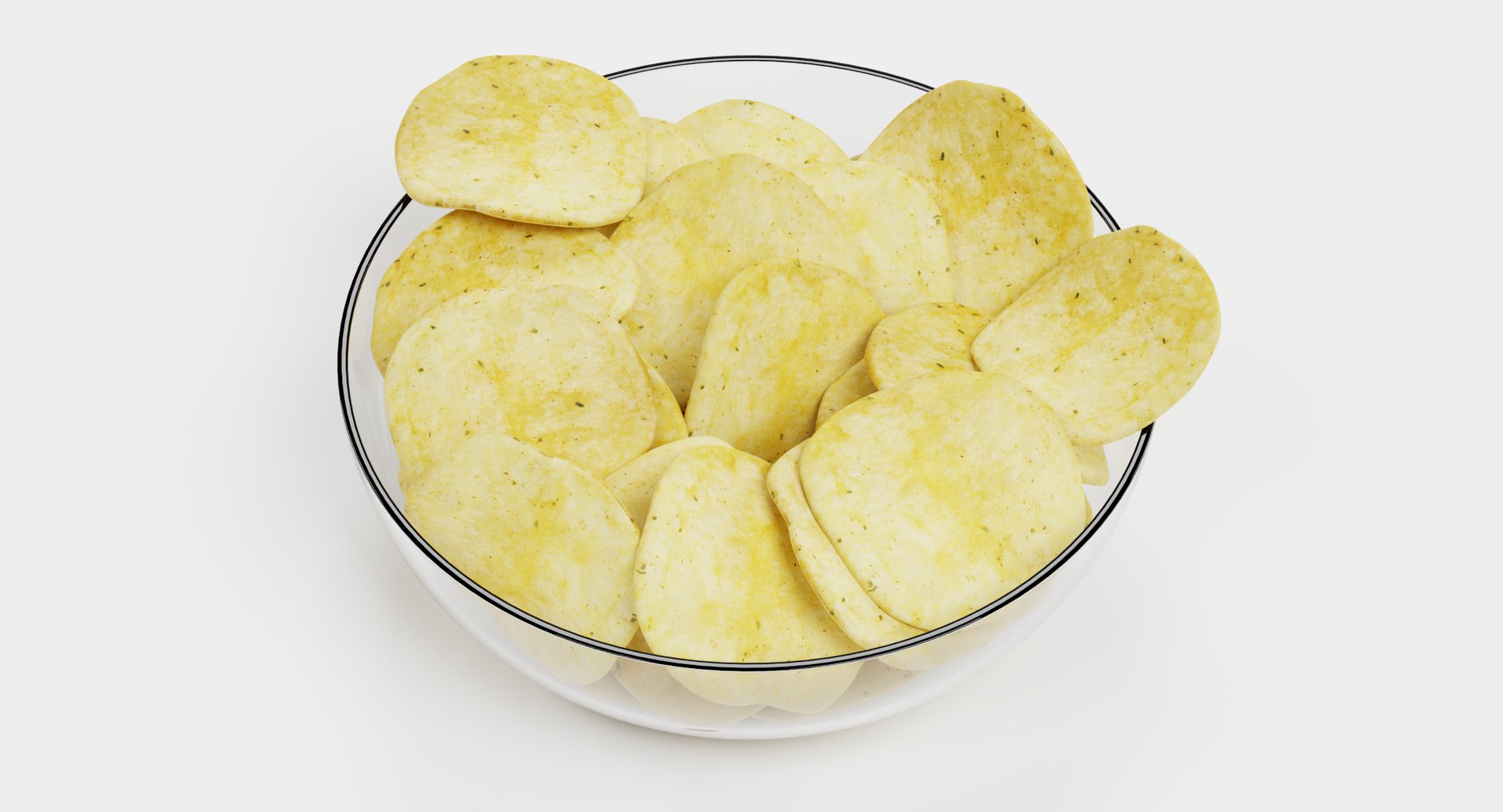 Potato Chips 3D Model - TurboSquid 1242384