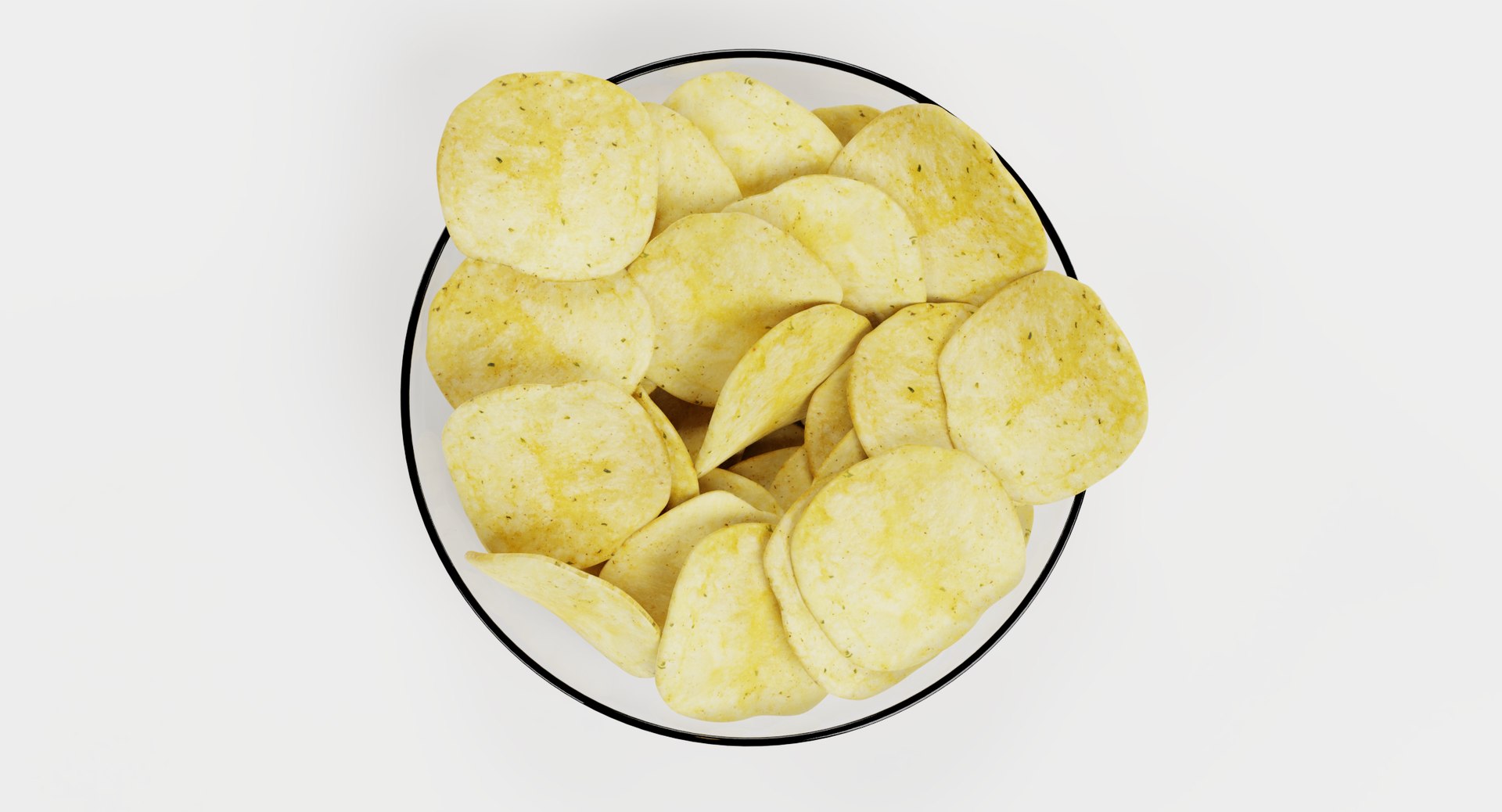 Potato Chips 3D Model - TurboSquid 1242384