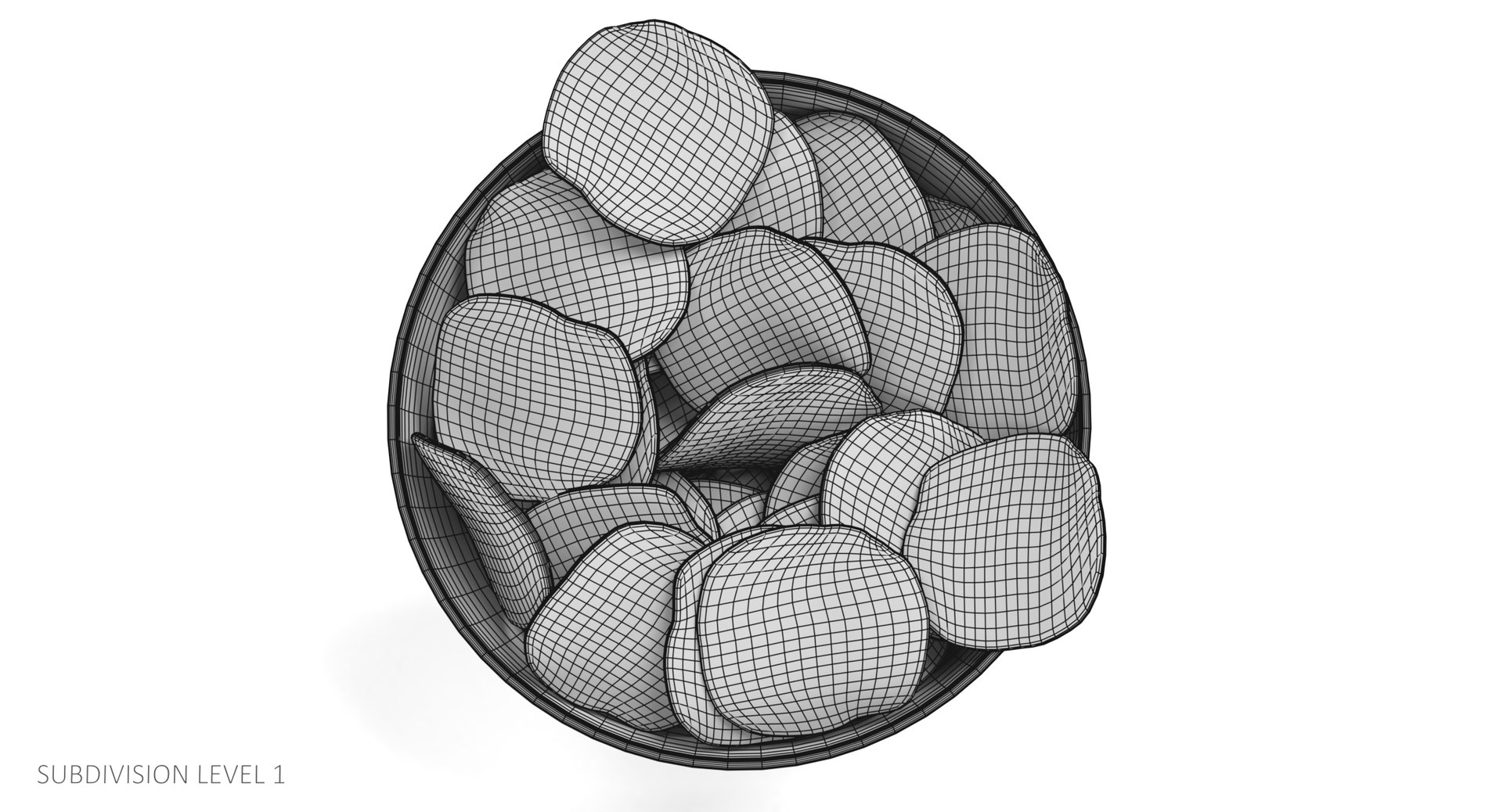 Potato Chips 3D Model - TurboSquid 1242384