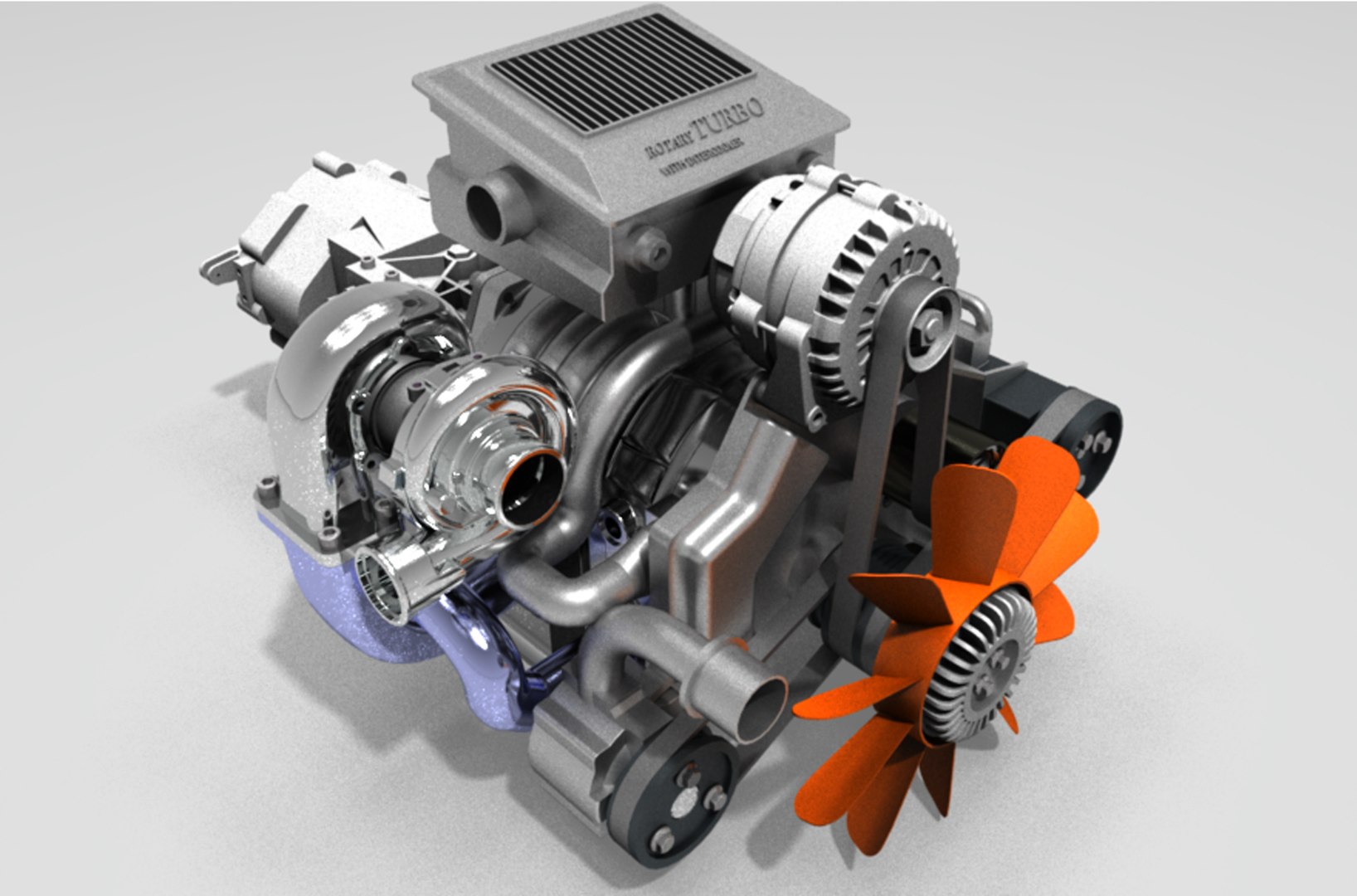 3D Model Engine Rotary Wankel - TurboSquid 1546048