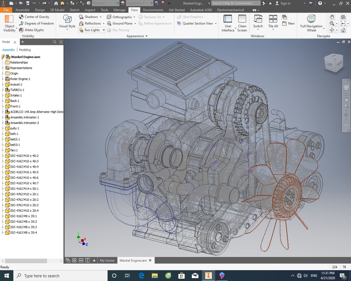 3D Model Engine Rotary Wankel - TurboSquid 1546048