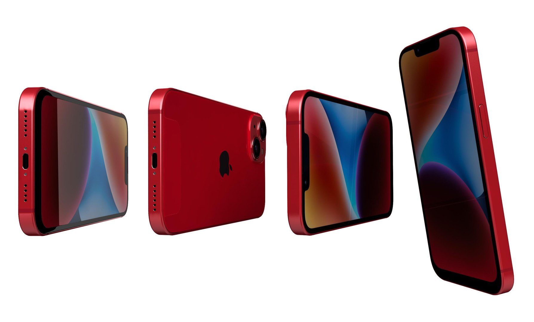 3D Apple iPhone 14 Red model - TurboSquid 1961898