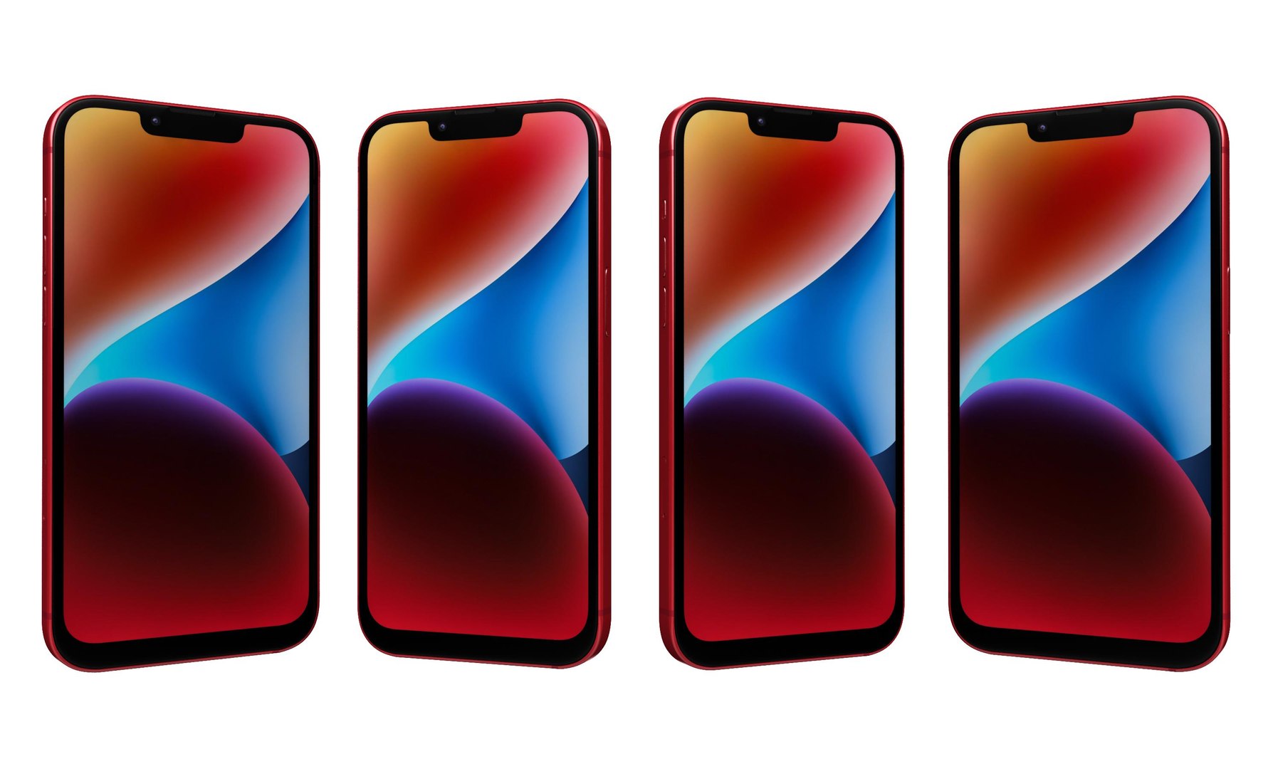 3D Apple IPhone 14 Red Model - TurboSquid 1961898