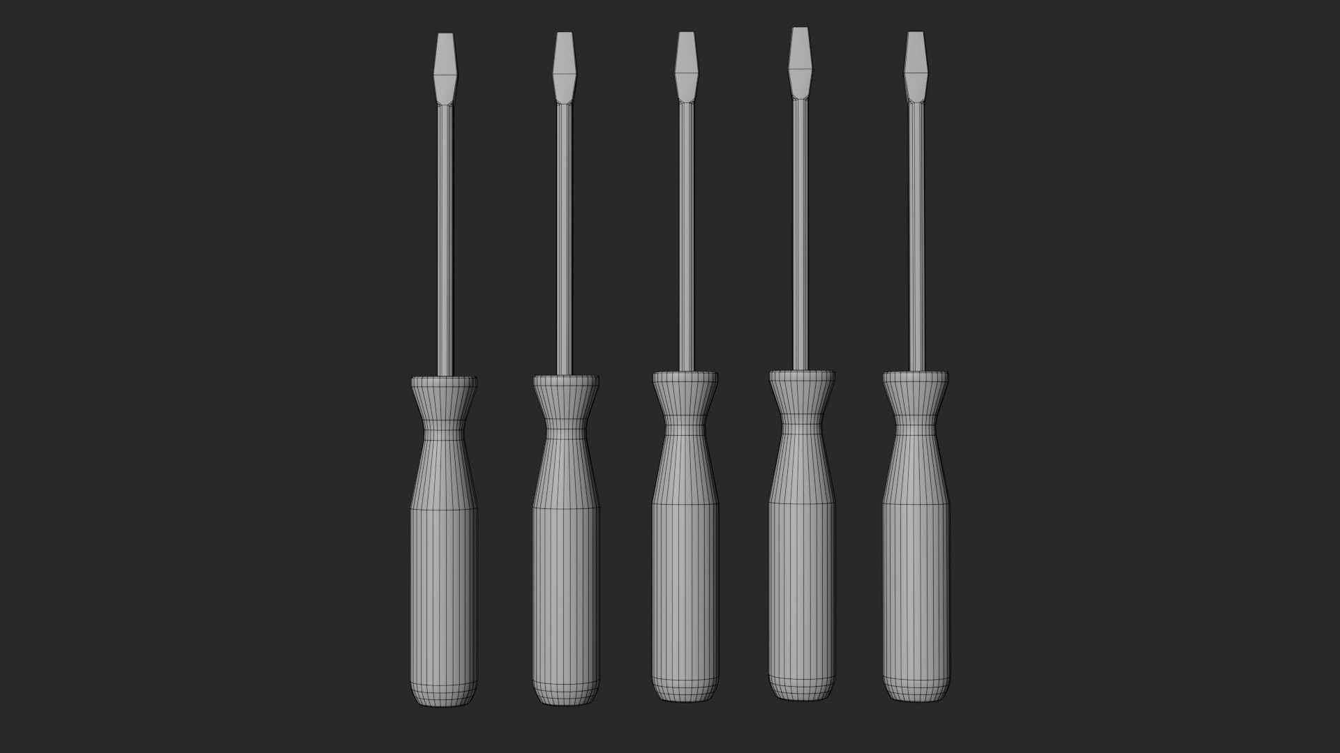 Low-Poly Screwdriver Collection 3D model - TurboSquid 2077650