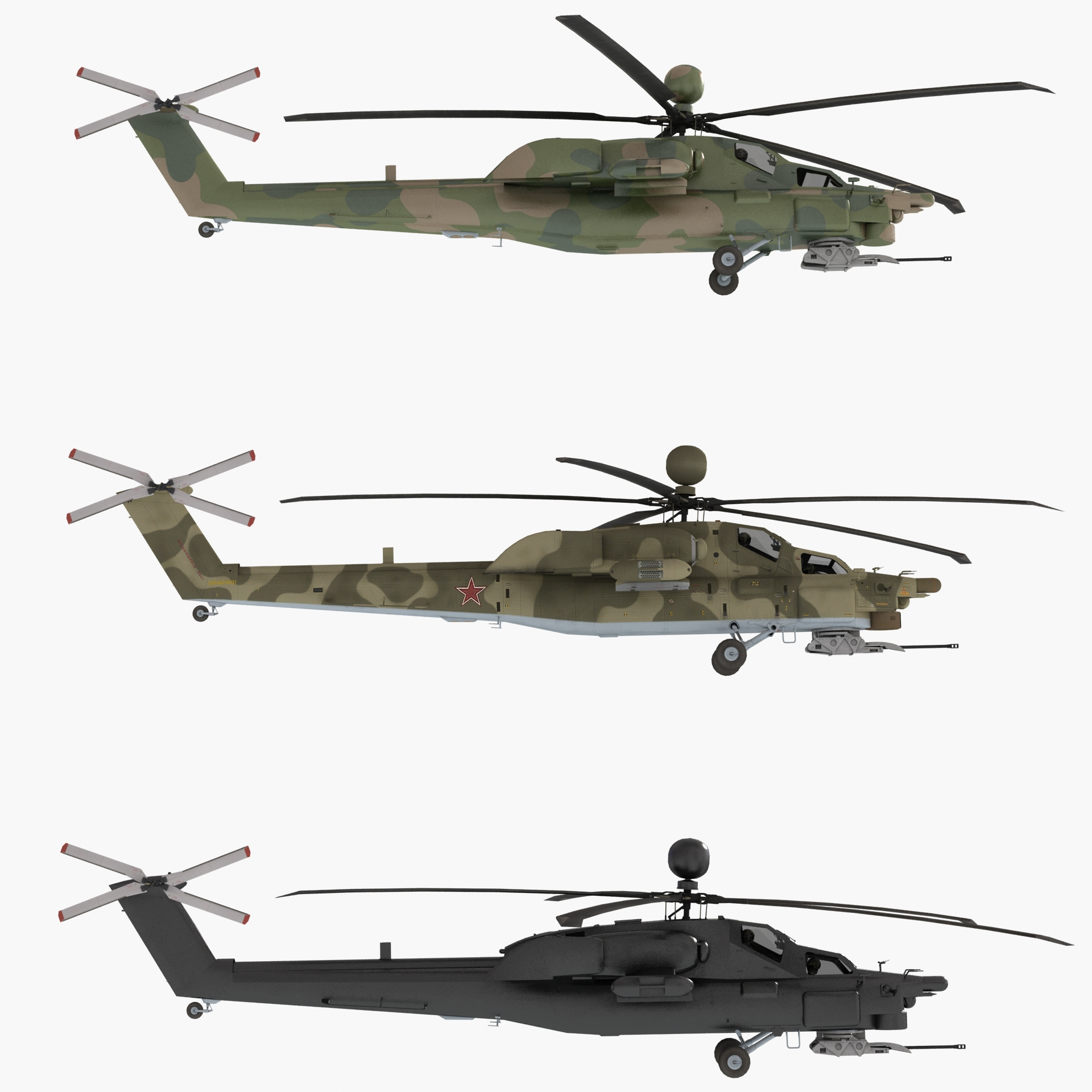 Mi-28 mi 28 3D model - TurboSquid 1662449