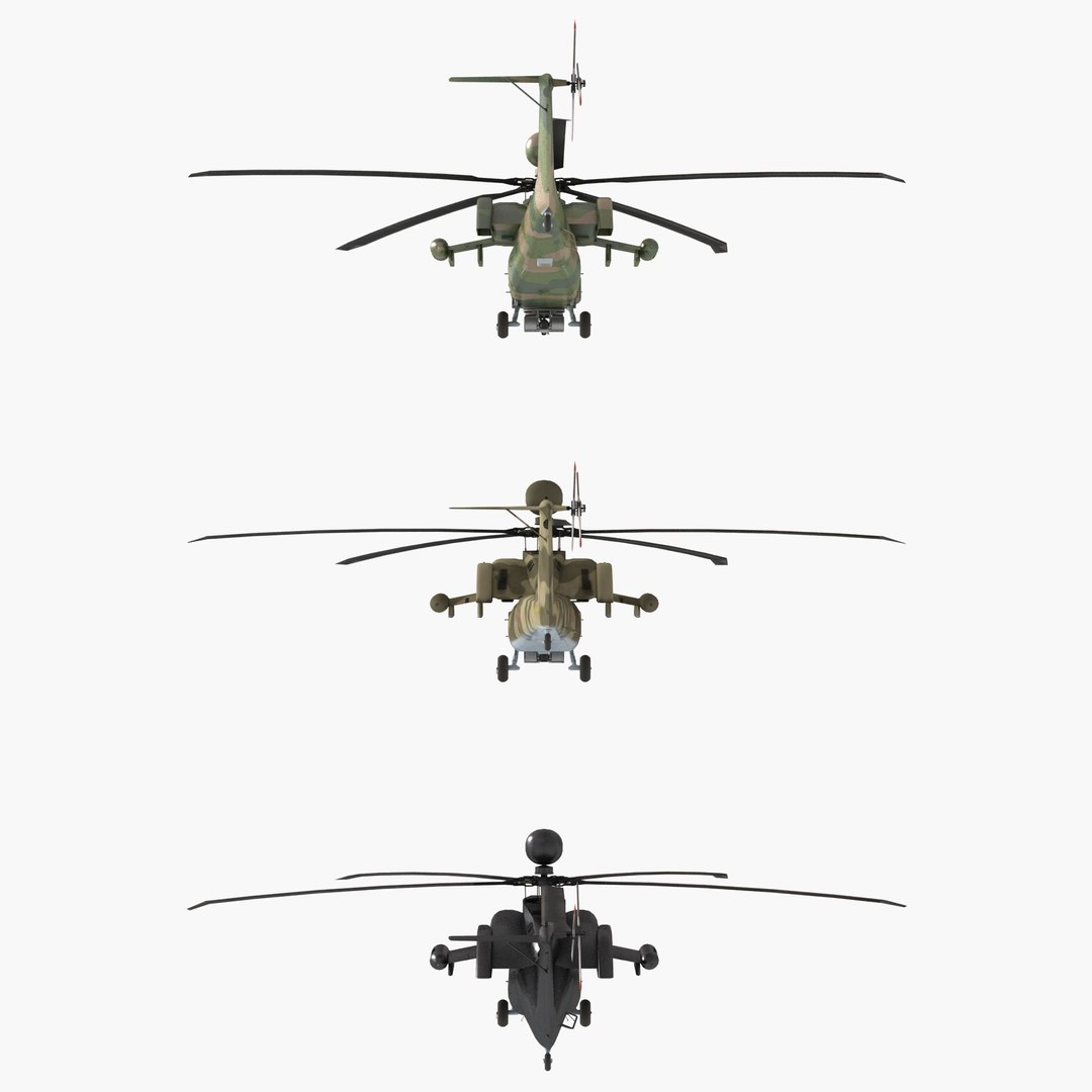 Mi-28 Mi 28 3D Model - TurboSquid 1662449