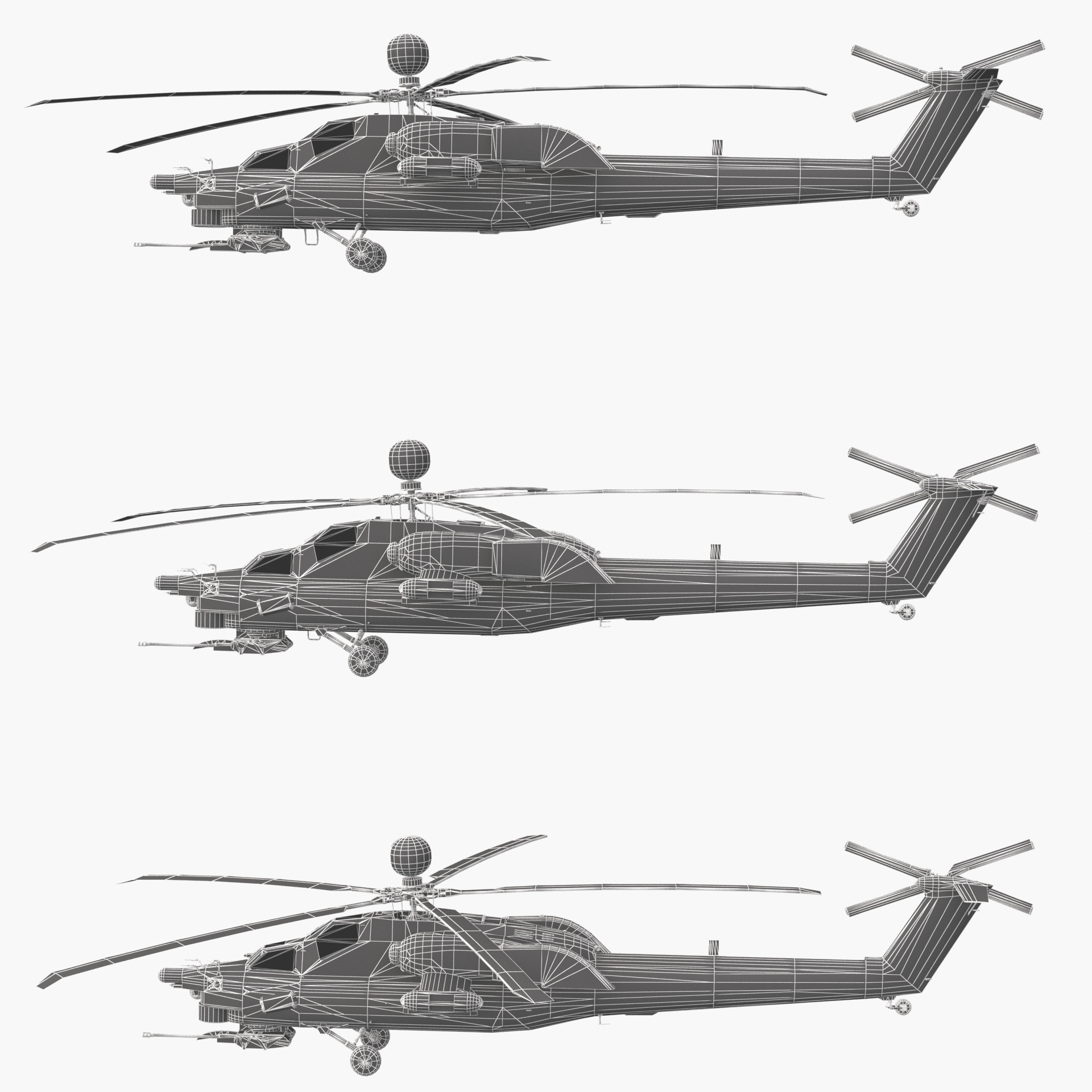 Mi-28 mi 28 3D model - TurboSquid 1662449