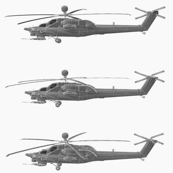 Mi-28 mi 28 3D model - TurboSquid 1662449