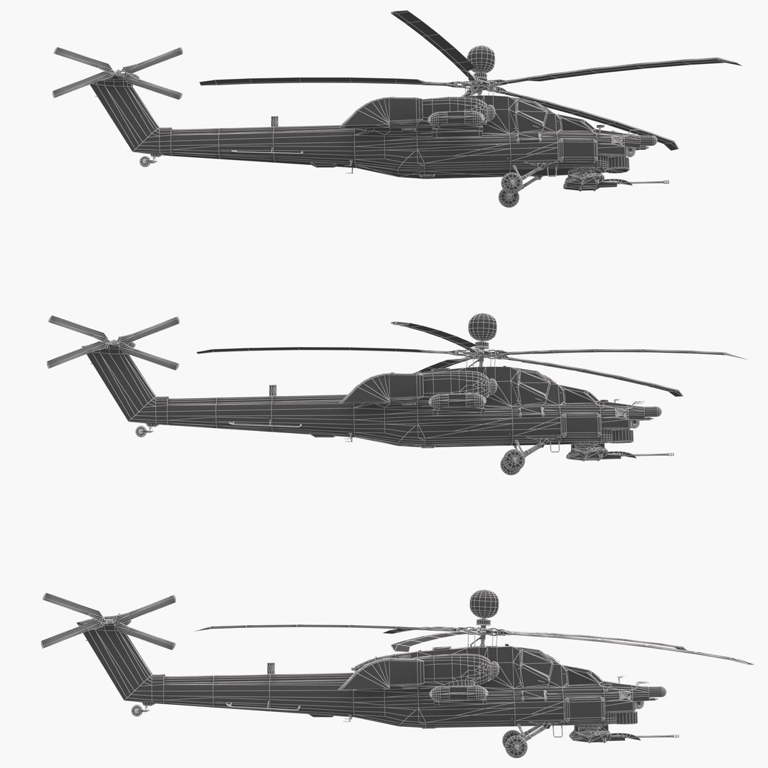 Mi-28 Mi 28 3D Model - TurboSquid 1662449