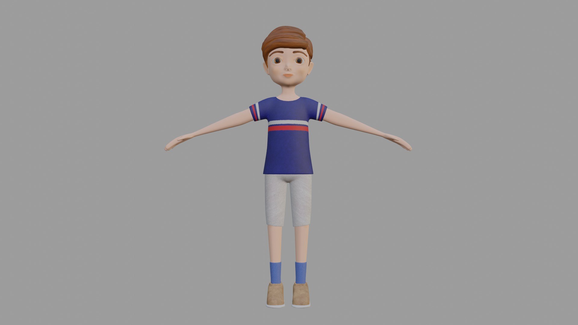 3D model cartoon boy3 - TurboSquid 2022661