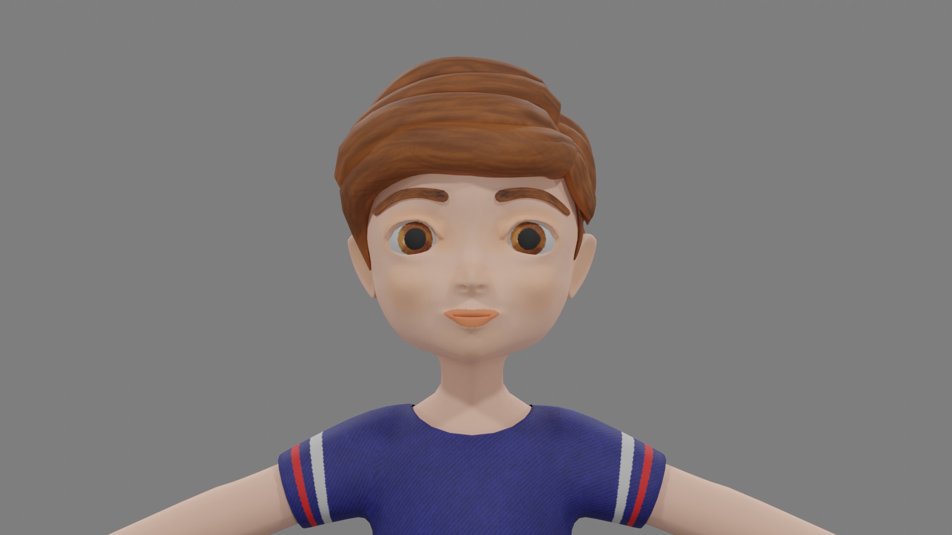 3D model cartoon boy3 - TurboSquid 2022661