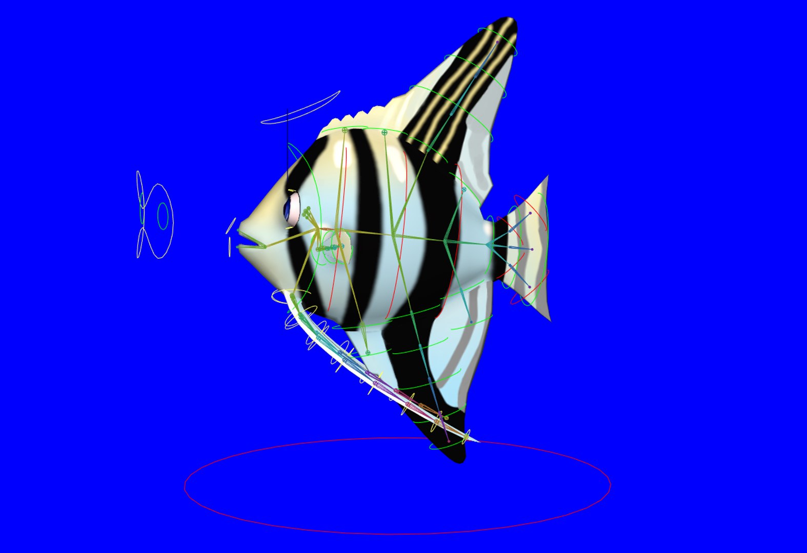 3D Angel Fish Toon Animation - TurboSquid 1586168