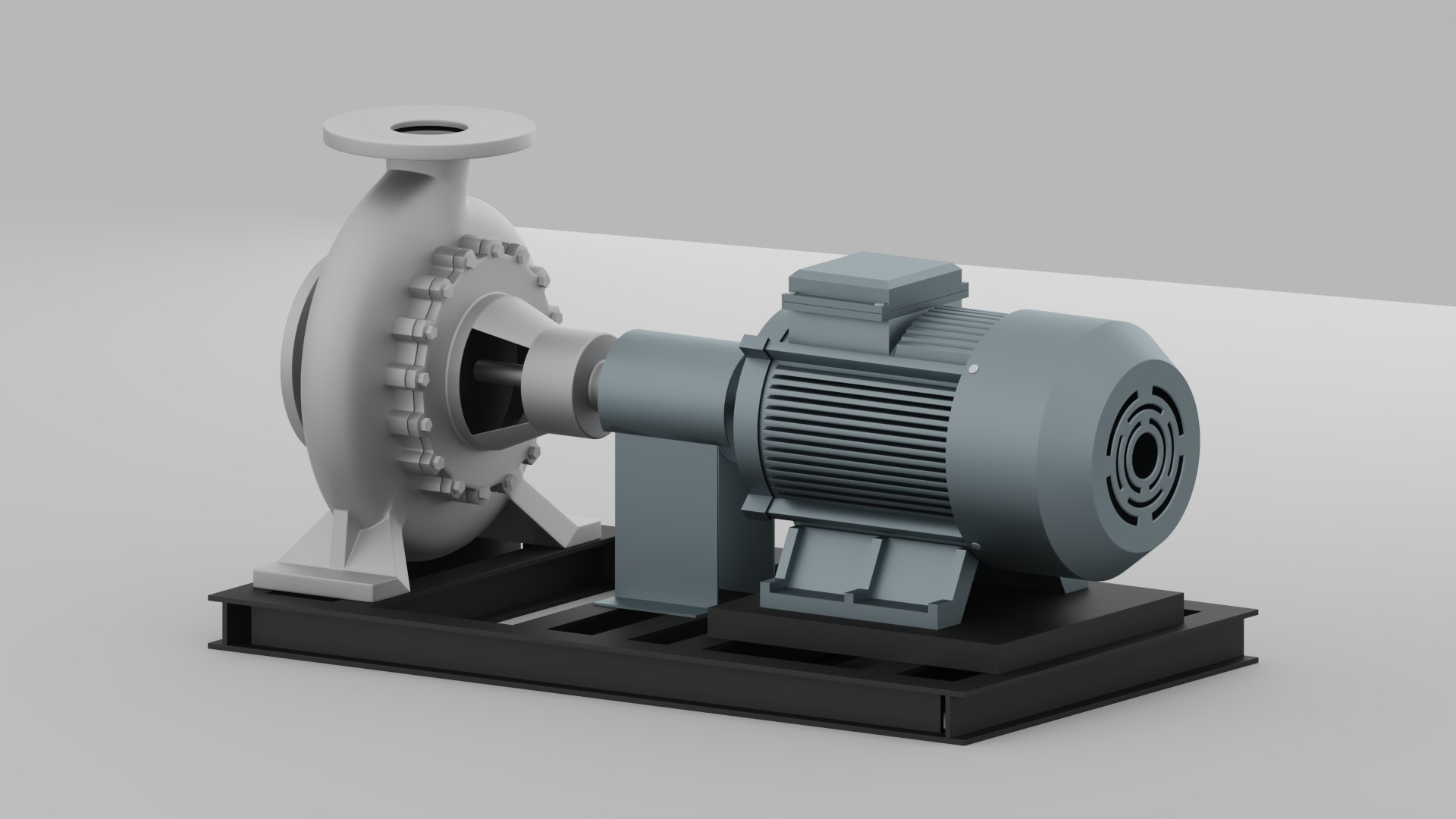 Industrial Centrifugal Pump Lightweight Visual Model Model - TurboSquid ...