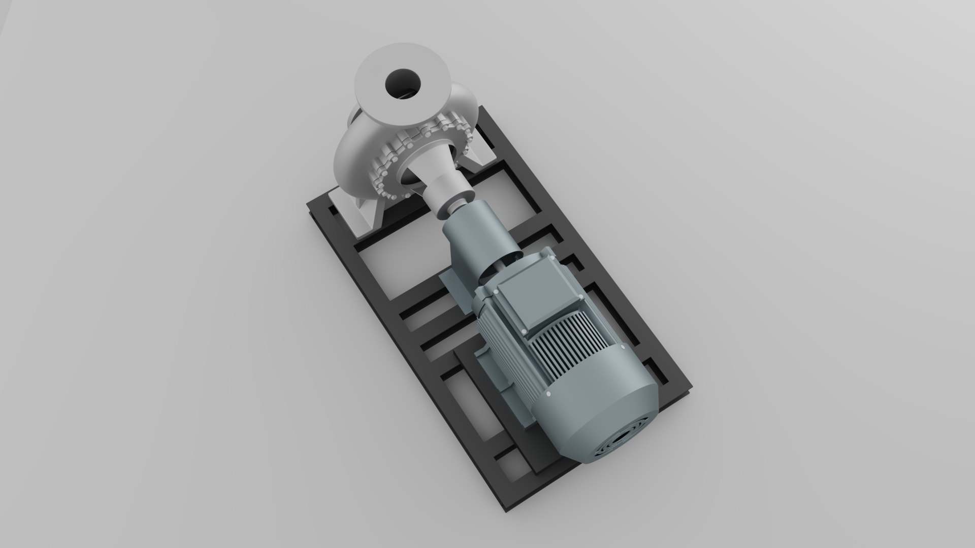 Industrial Centrifugal Pump Lightweight Visual Model Model - TurboSquid ...