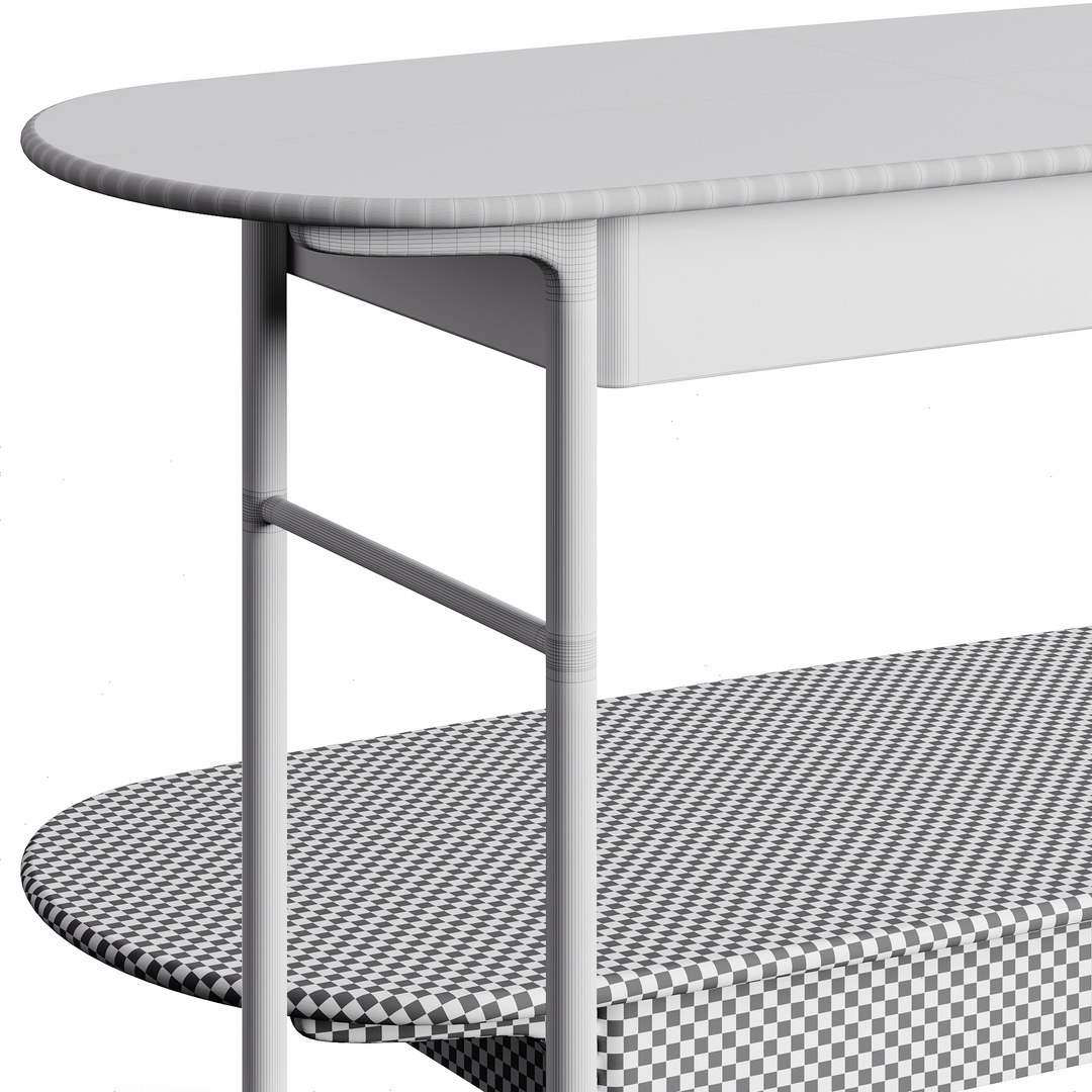 Delorean Carpanese Console Table 3D model - TurboSquid 2101922