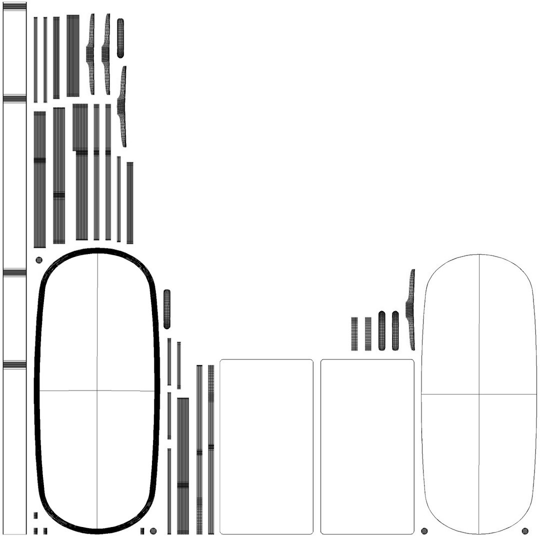 Delorean Carpanese Console Table 3D model - TurboSquid 2101922