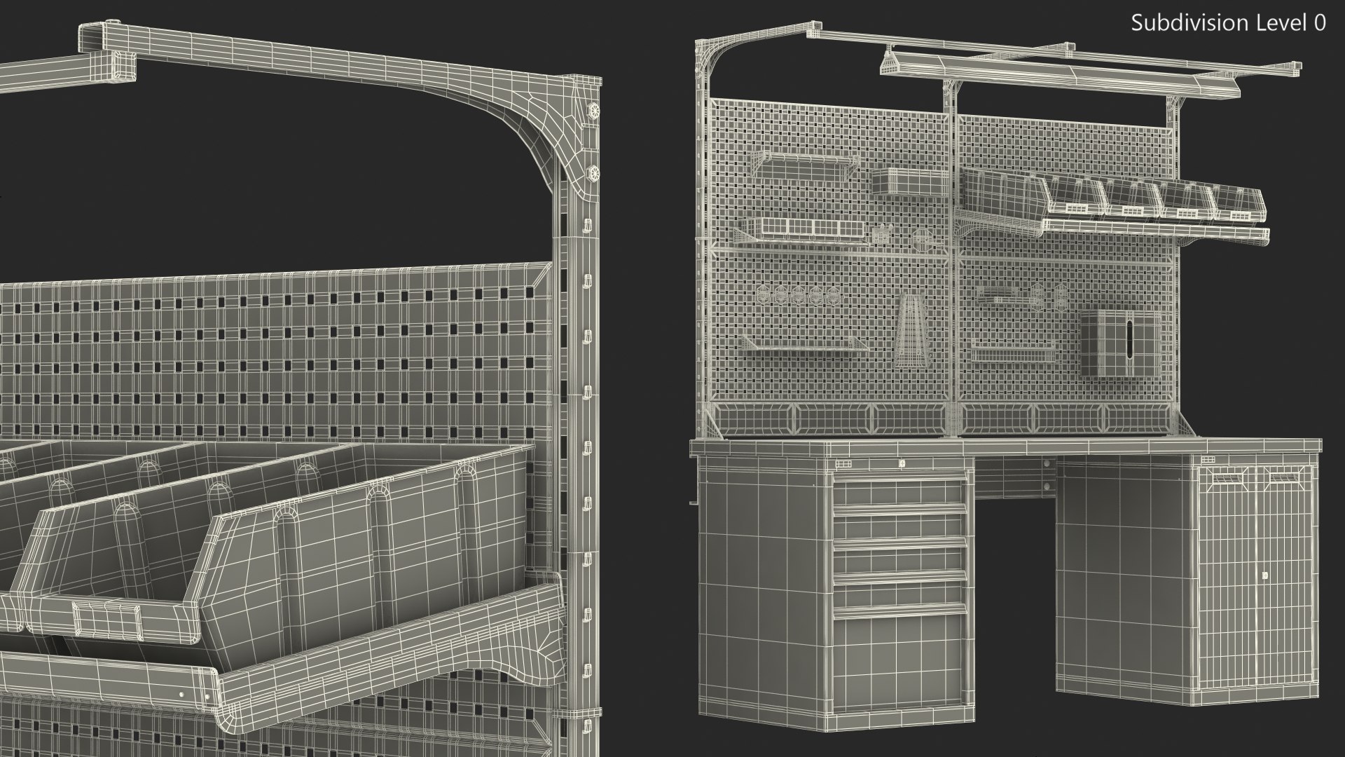 Multipurpose Workbench Work Bench 3D Model - TurboSquid 1690271