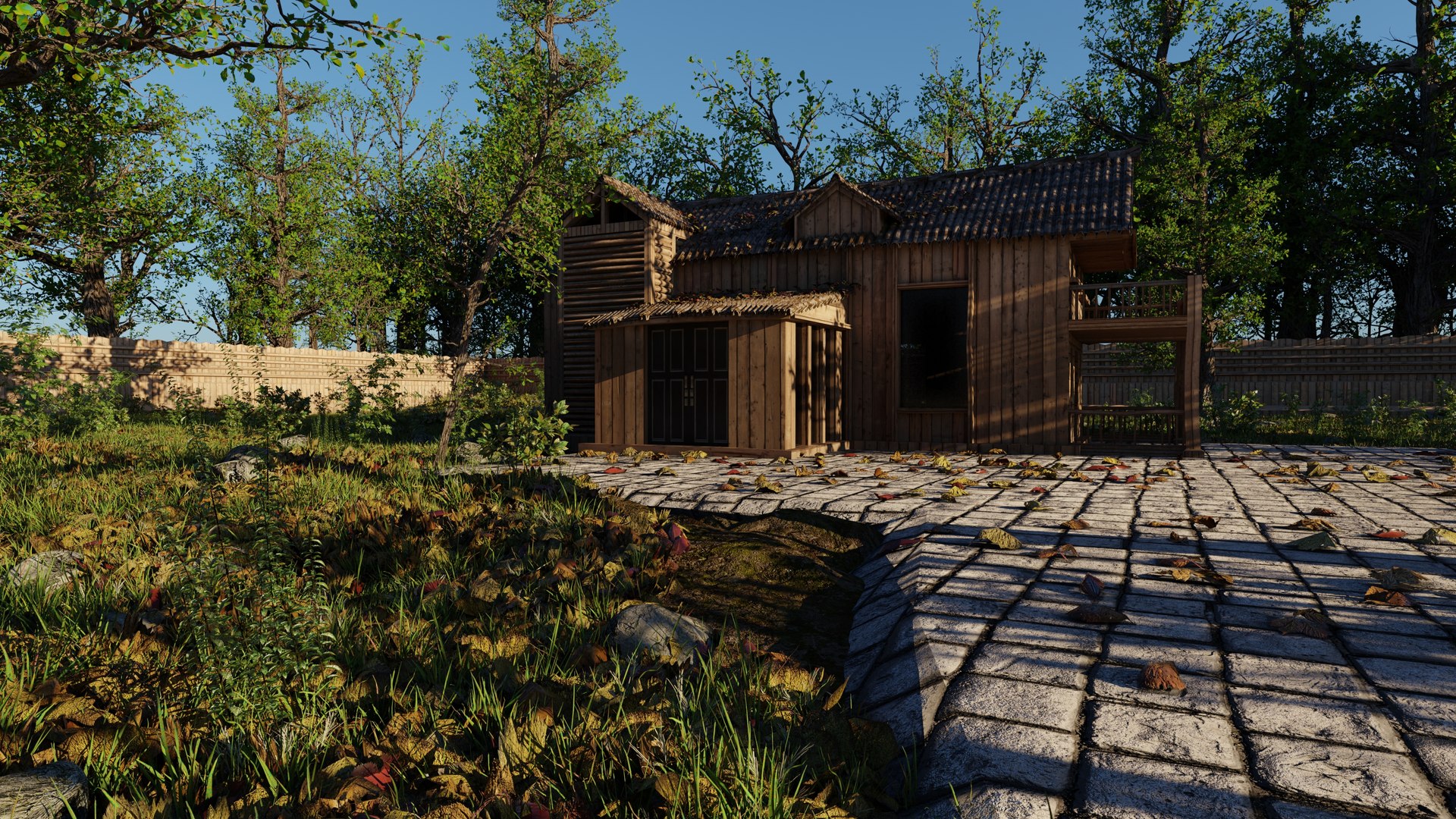 3D Abandoned Cabin Scene - TurboSquid 2236471