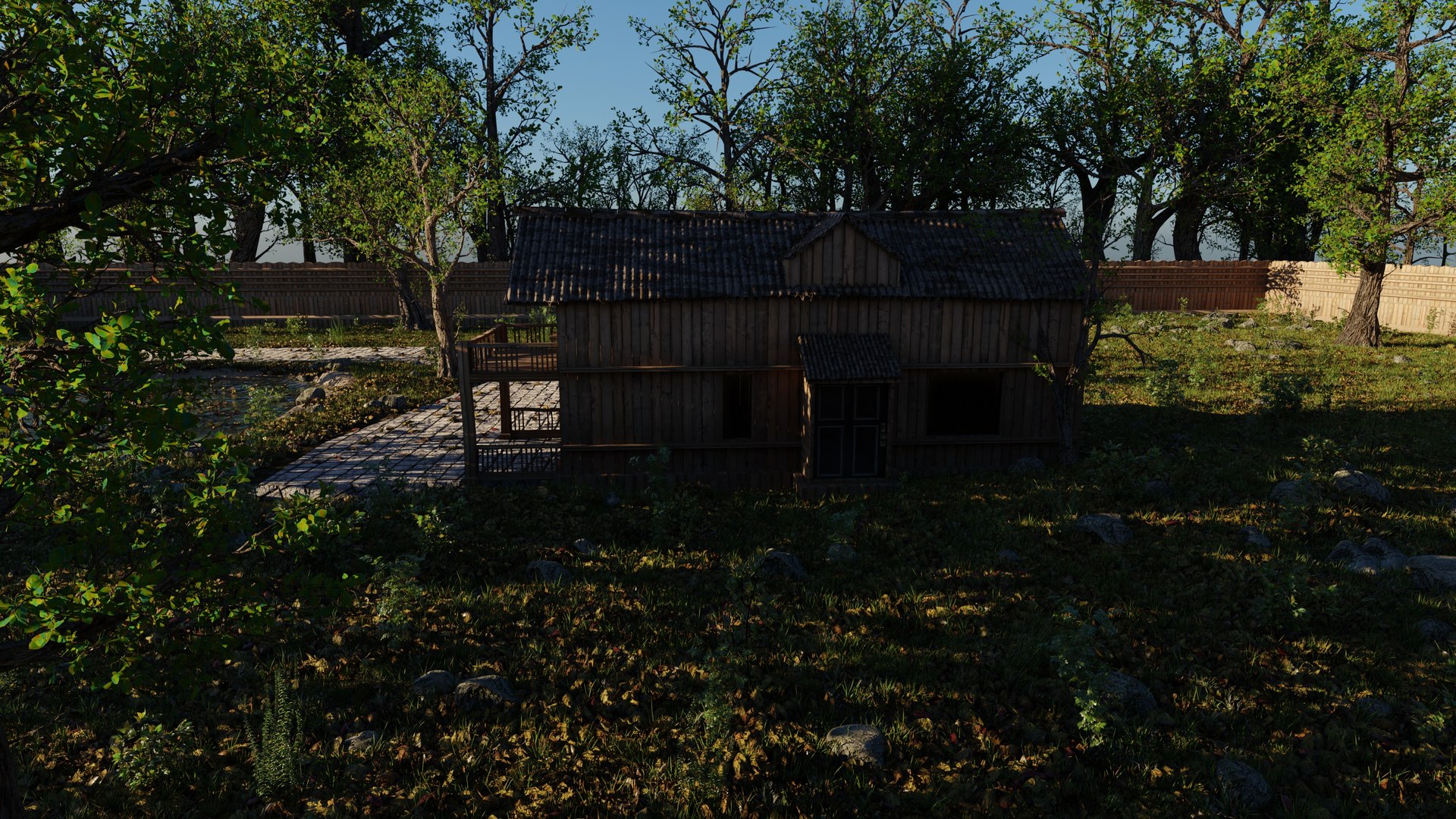 3D Abandoned Cabin Scene - TurboSquid 2236471