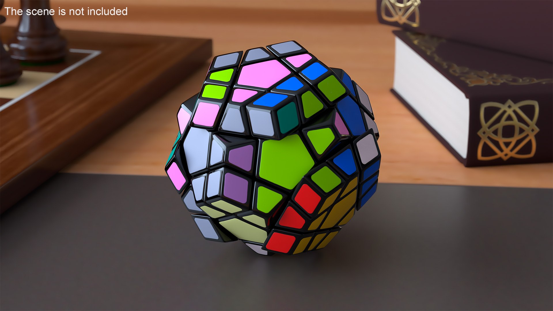 Rubik Megaminx Puzzle Unsolved 3D Model - TurboSquid 2191830