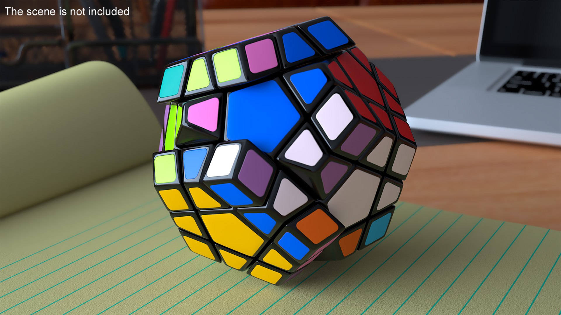 Rubik Megaminx Puzzle Unsolved 3D Model - TurboSquid 2191830