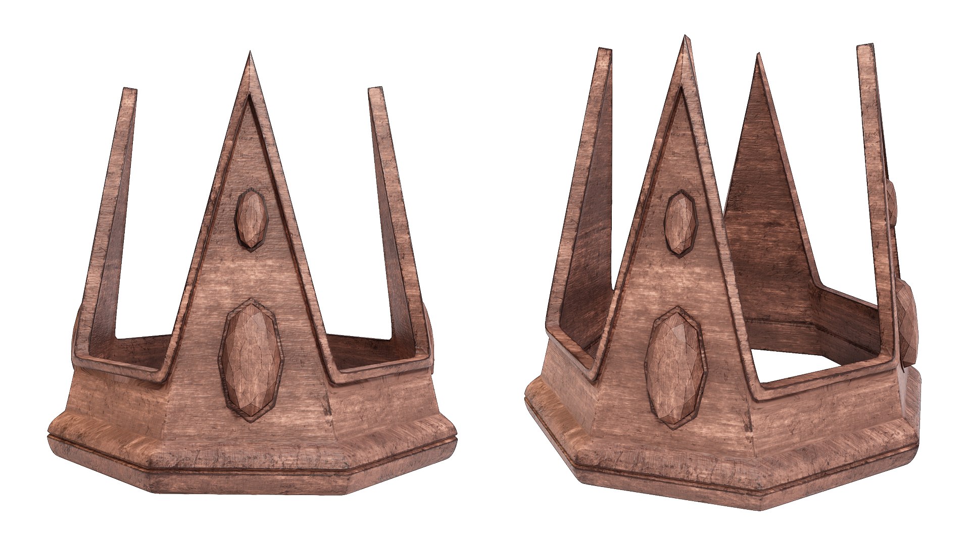 3D Ancient Wooden Crown 3d Model 3D Model - TurboSquid 1953820