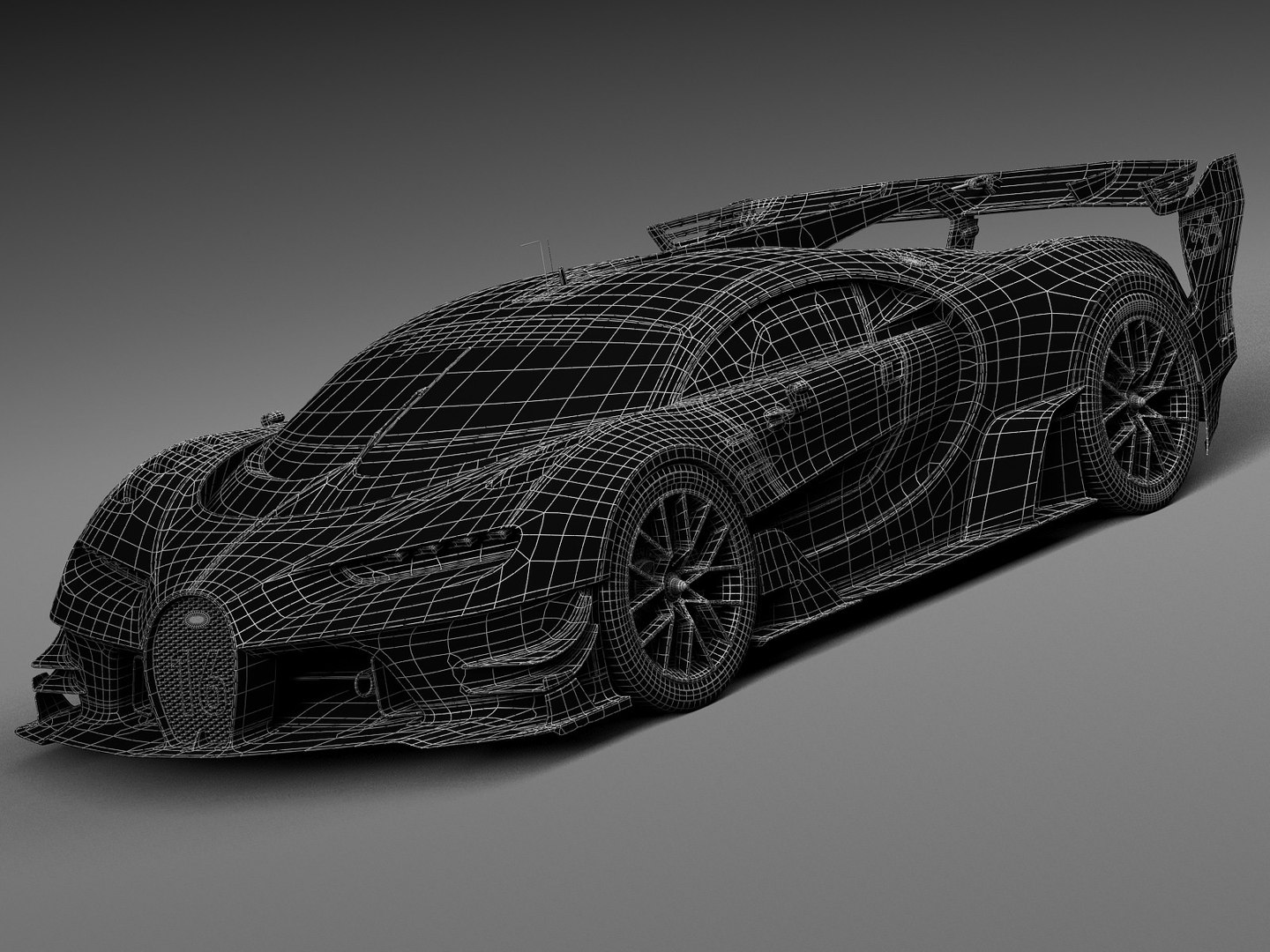 Car Race Bugatti 3d Max