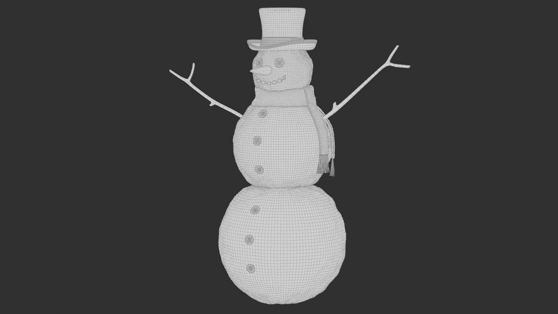 3D Model Snowman 3d Model - TurboSquid 2335750
