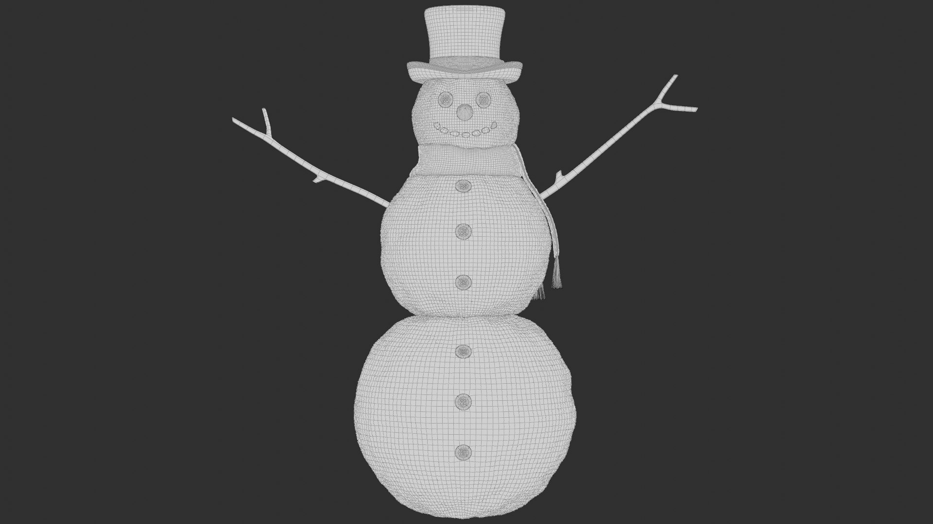 3D Model Snowman 3d Model - TurboSquid 2335750