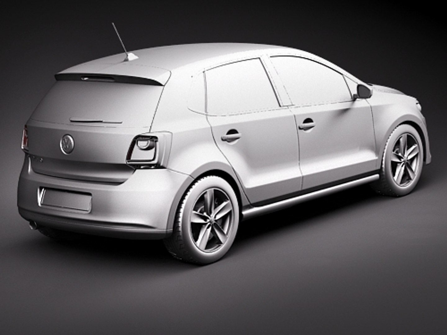 Volkswagen Polo V 5 3d Model